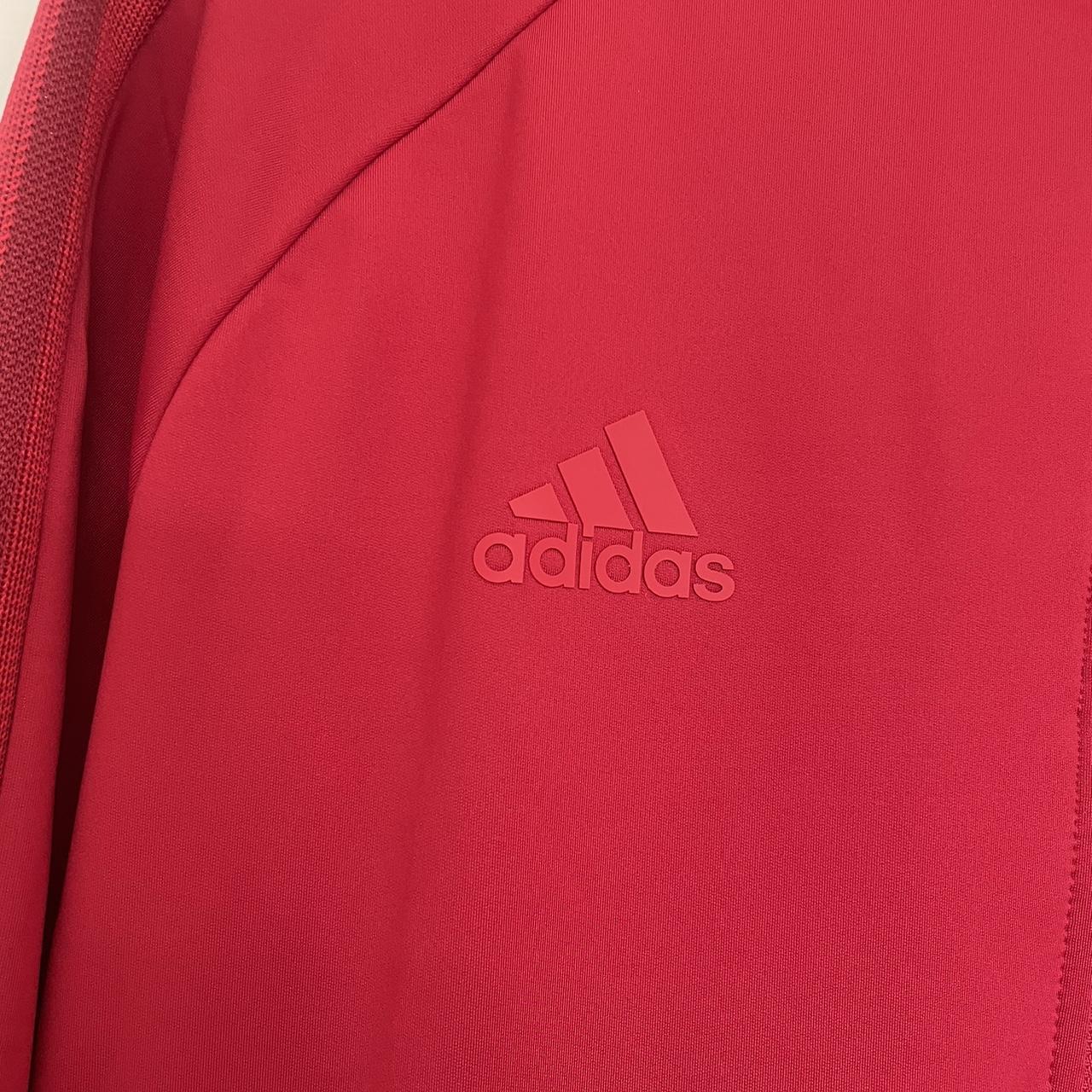 Arsenal adidas red track jacket Size large Brand... - Depop