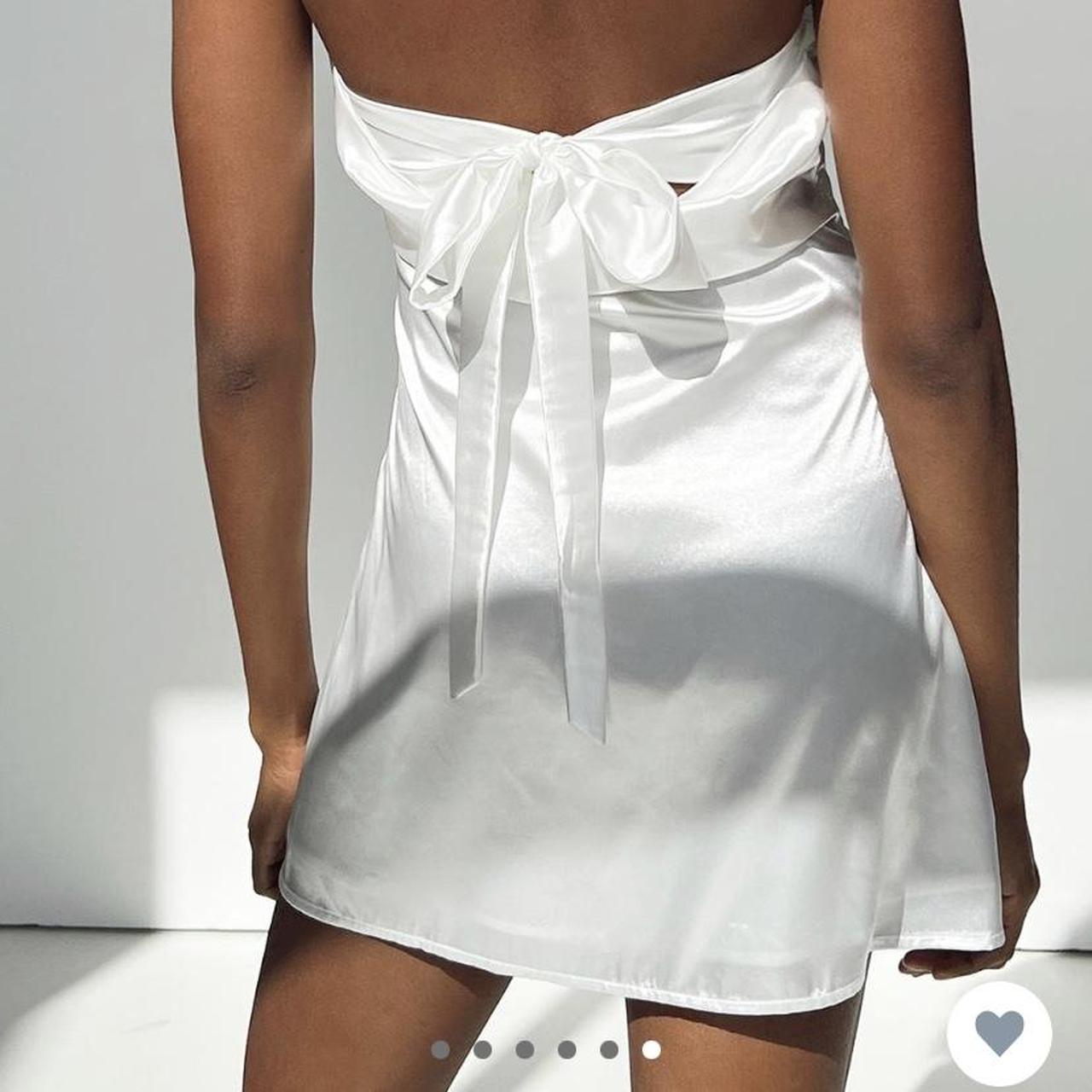 Princess Polly Shaya Strapless Mini Dress White size... - Depop