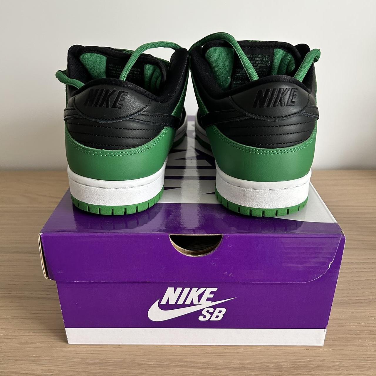 Nike SB dunk low pro Classic Green colourway UK... - Depop