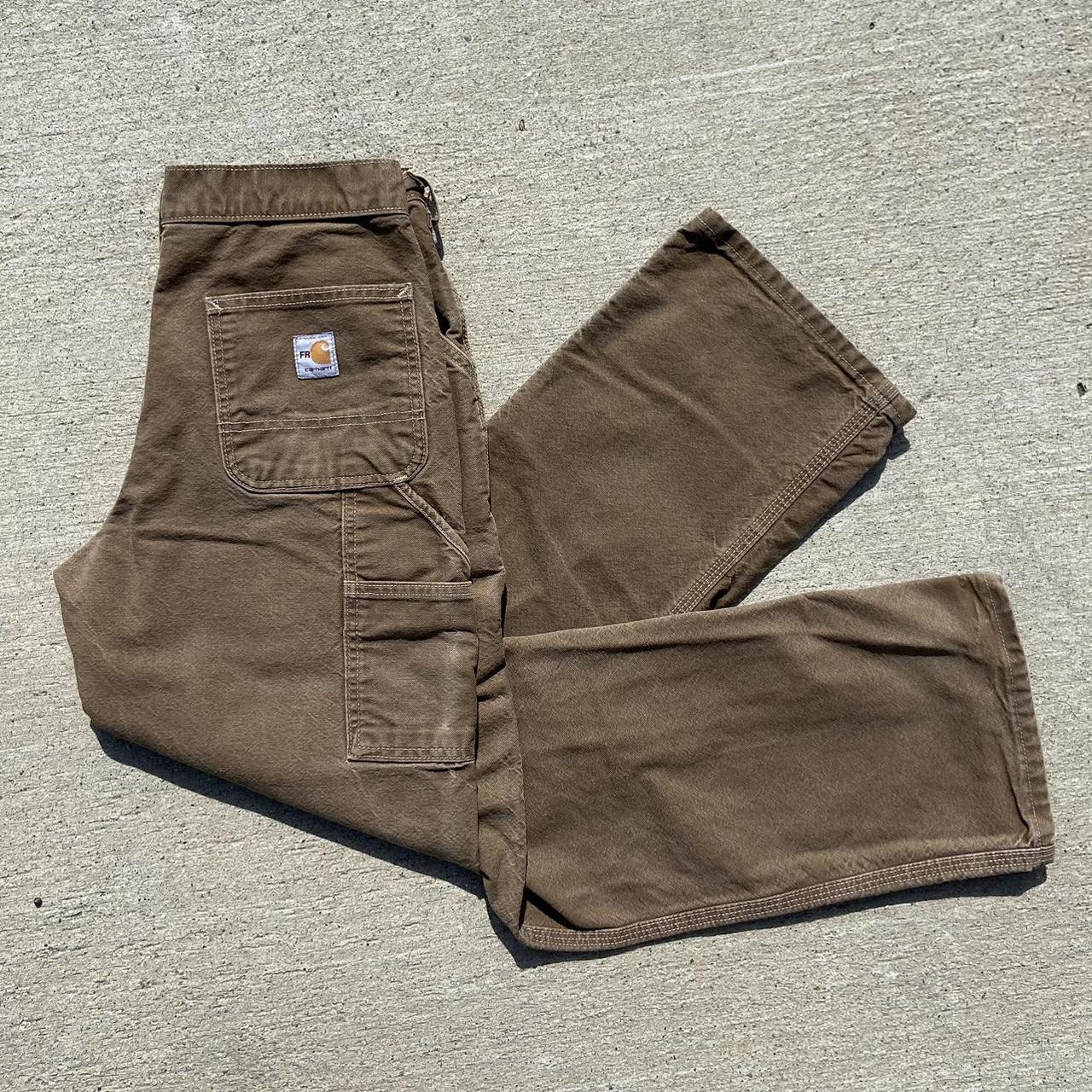 Carhartt Men's Brown Trousers | Depop
