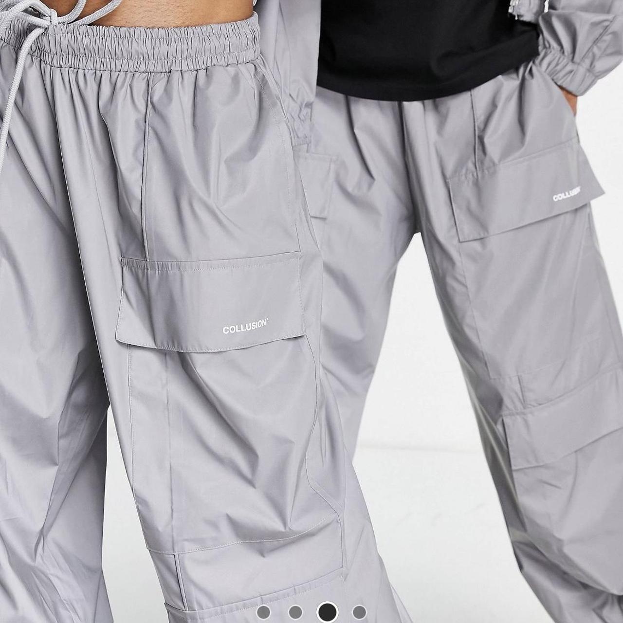 Unisex collusion oversized joggers -... - Depop