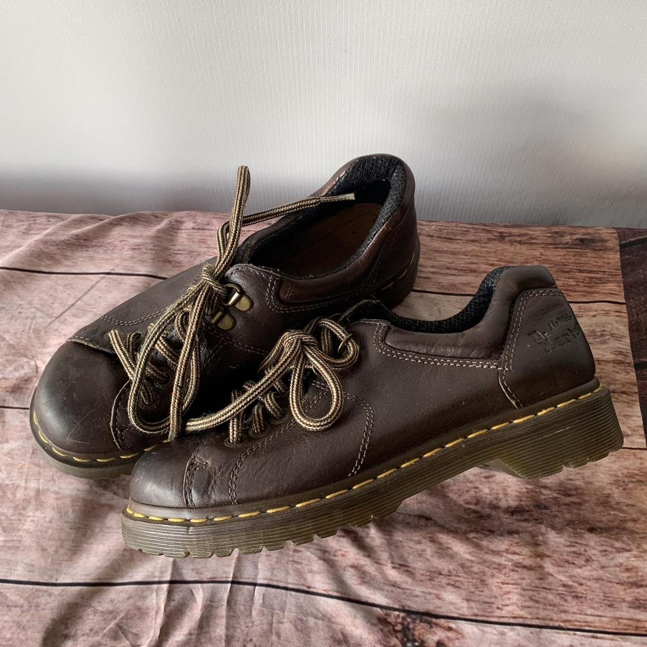 Brown doc martens shoes Perfect basic comfy... - Depop