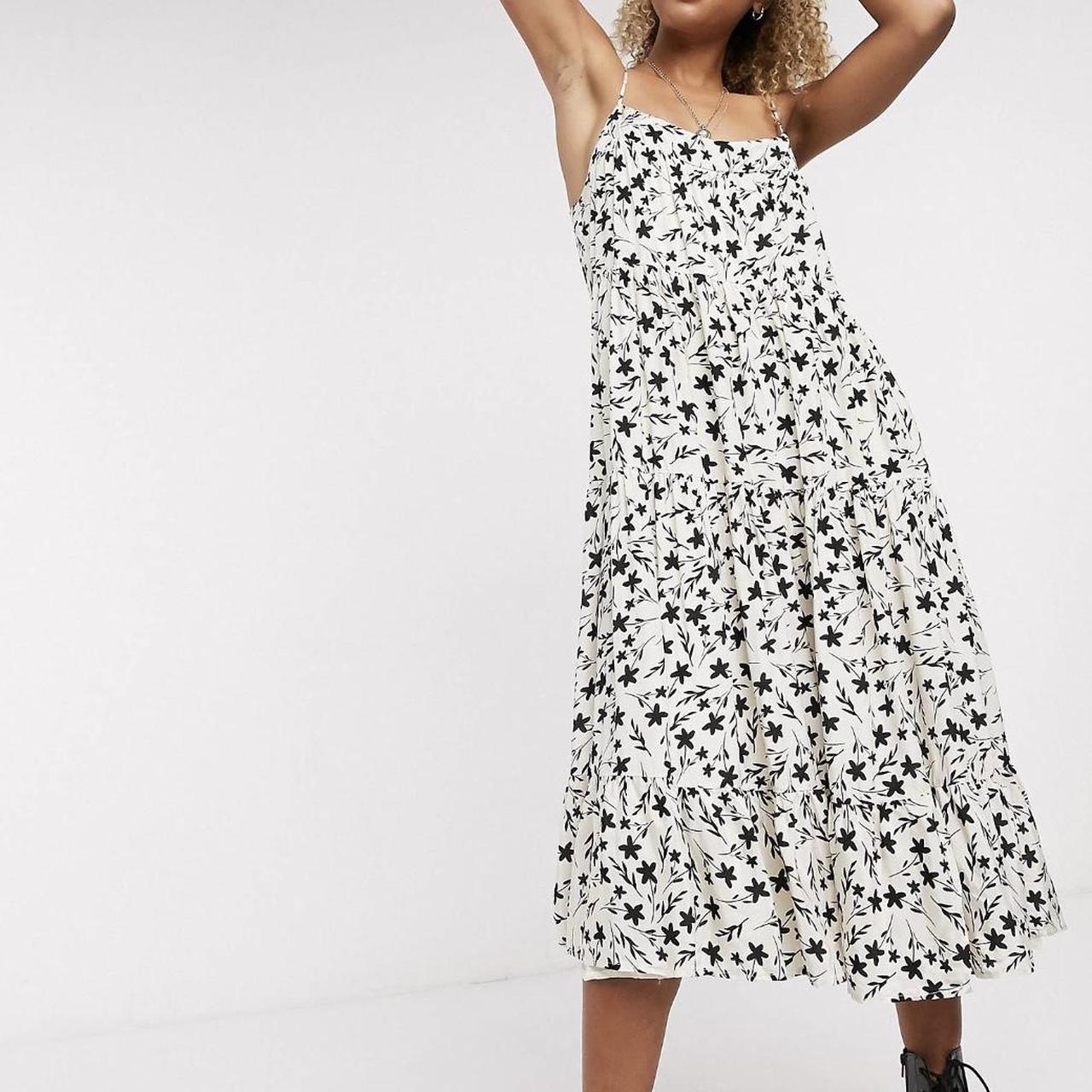 Emory Park Cami Maxi Dress in Tonal Floral Print... - Depop