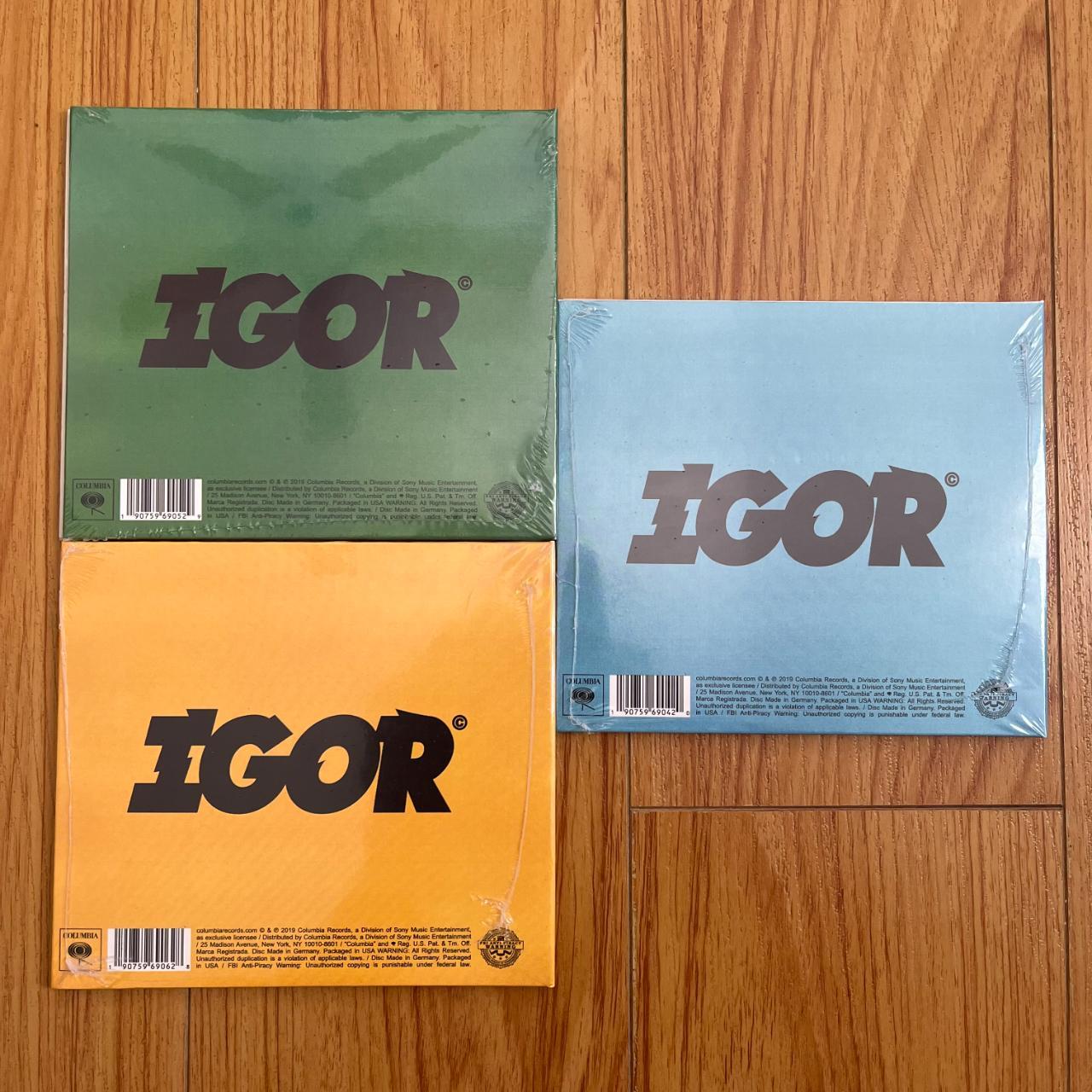 Tyler The Creator Igor CD bundle Yellow, Green, &... - Depop
