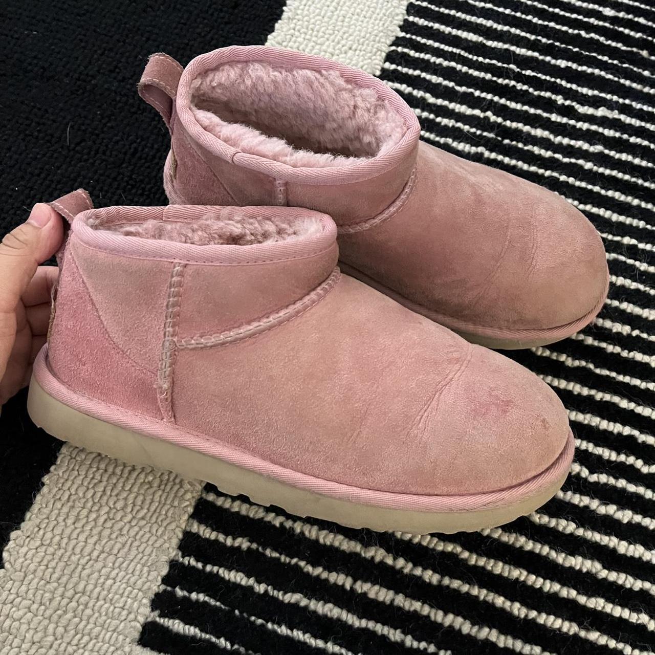 Dusty Pink UGG ultra mini boots #UGG... - Depop