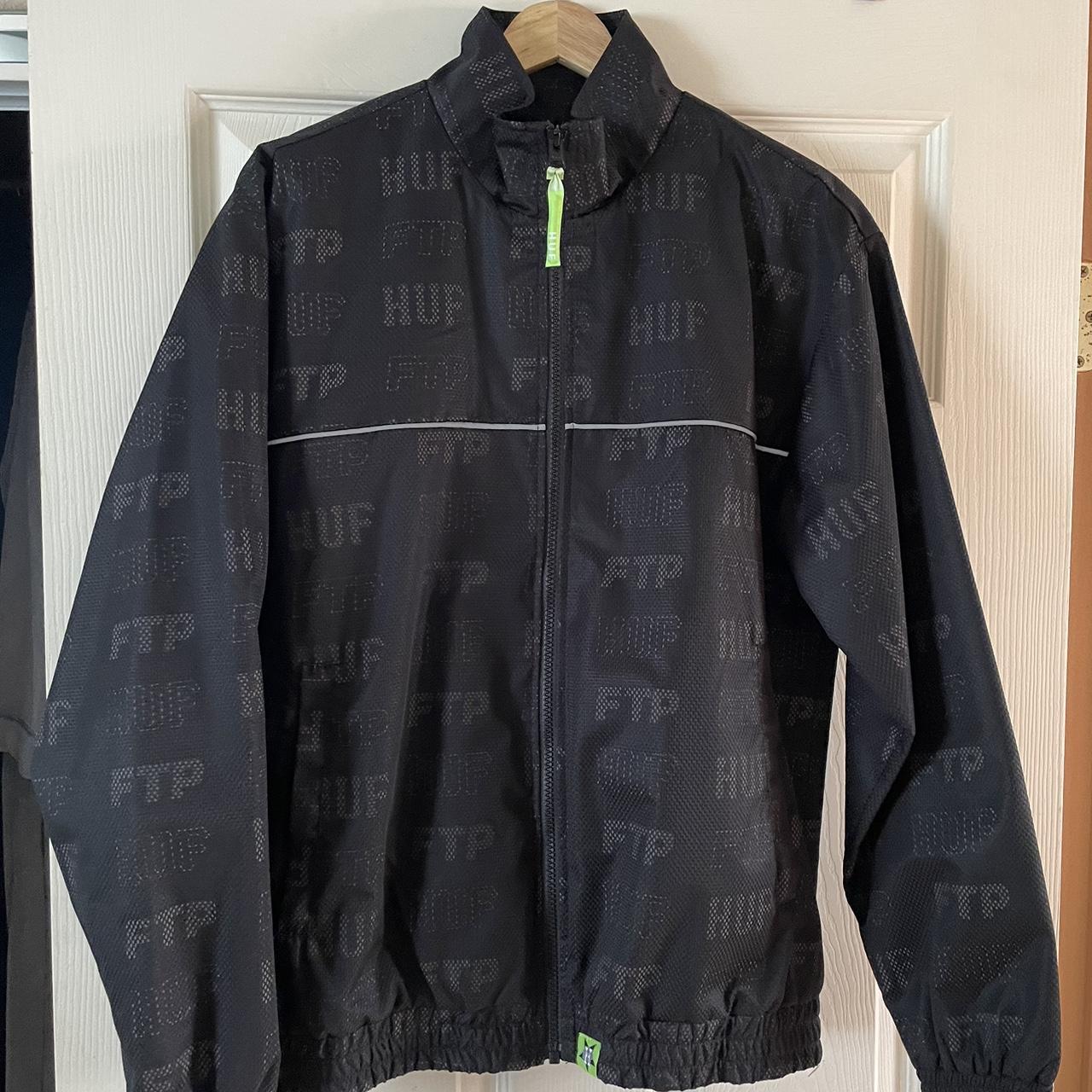 FTP x HUF Mesh track jacket size Small Condition... - Depop