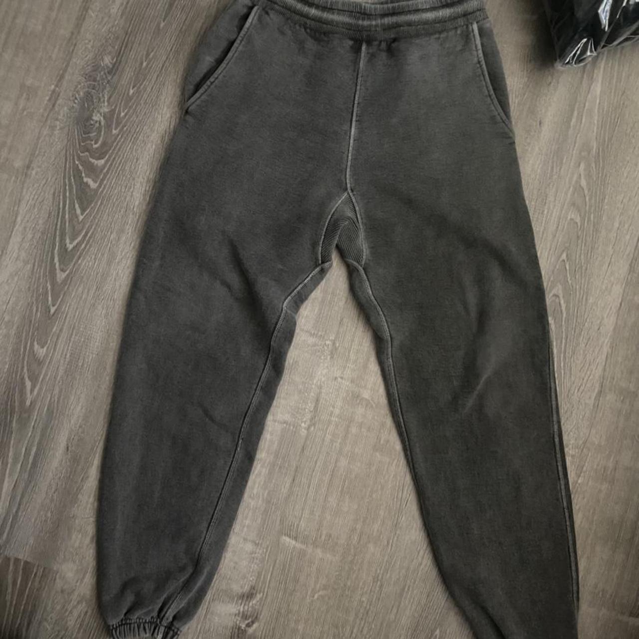 Warm up Grey Sweatpants Size L fits waist (32-34)... - Depop