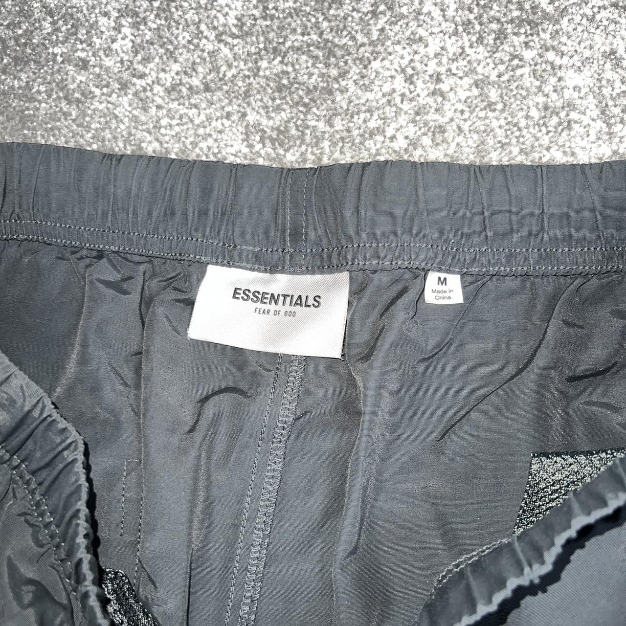 Fog essentials reflective track pants Worn once... - Depop