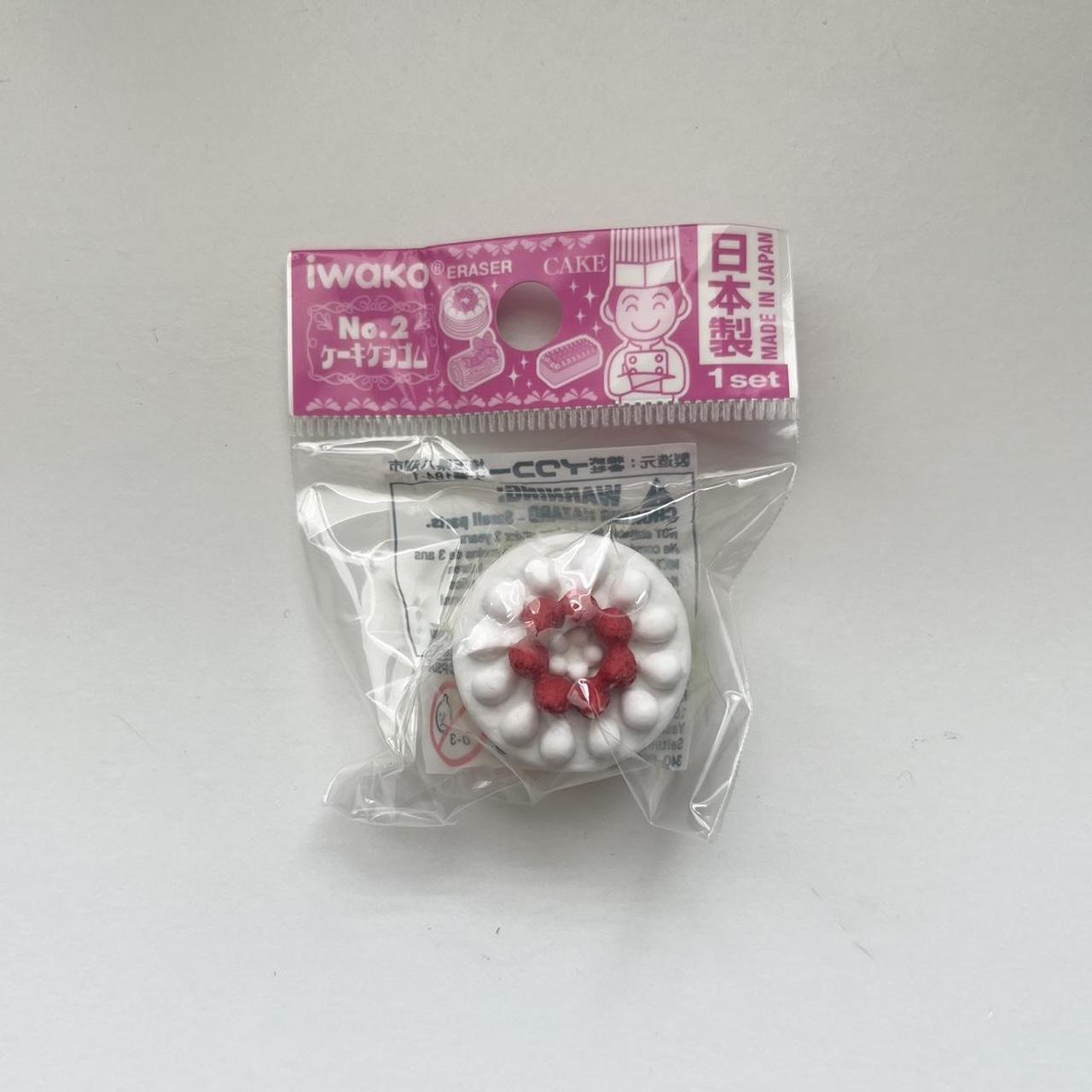 iwako japan cake eraser ଘ(੭ˊᵕˋ)੭* ੈ ‧˚ - 100%... - Depop