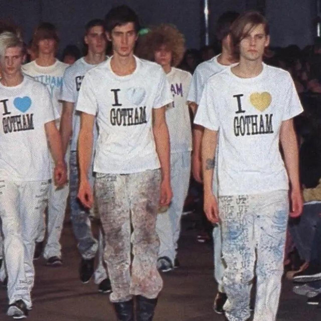 Number (N)ine Men's White and Black T-shirt | Depop