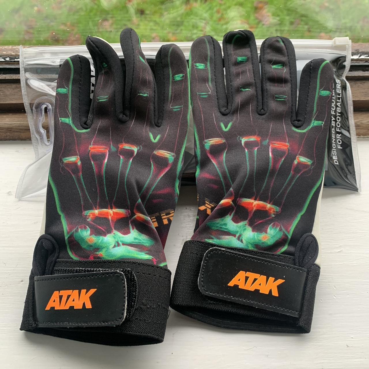 Atak black and green skeleton goalkeeper gaelic... - Depop