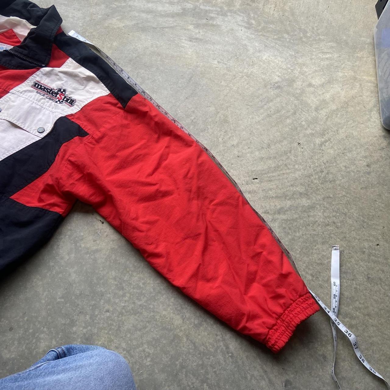 Vintage Masters Race Car Colorblock Full Zip... | Depop
