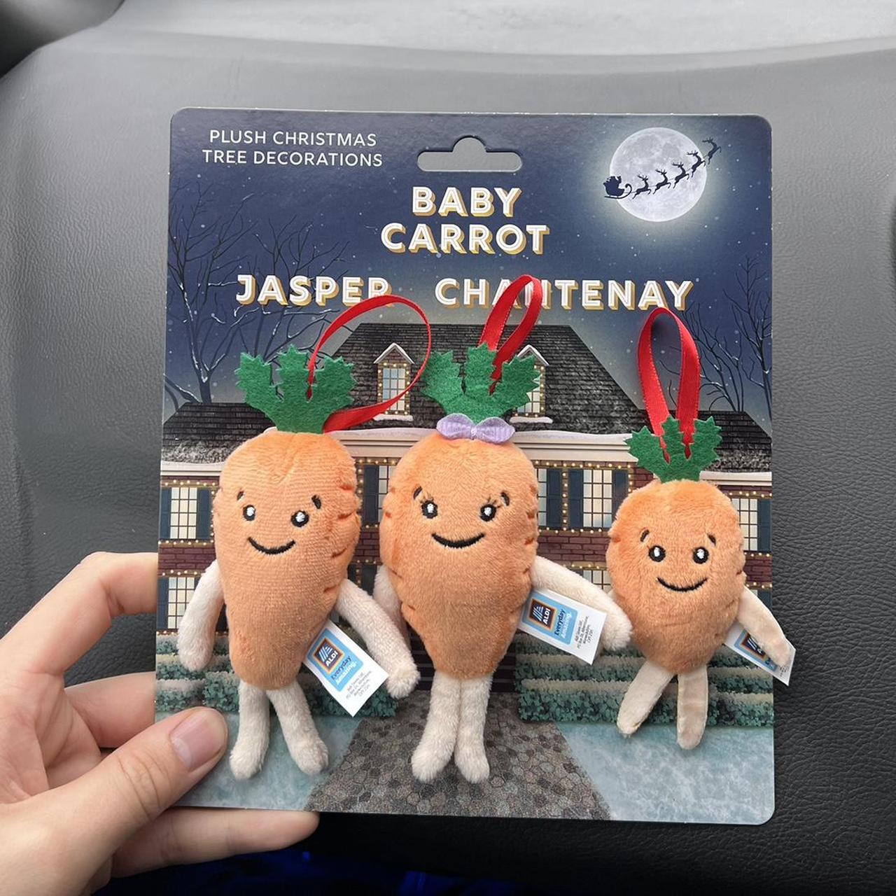 Aldi Jasper, Chantenay and Baby Carrot Plush... - Depop