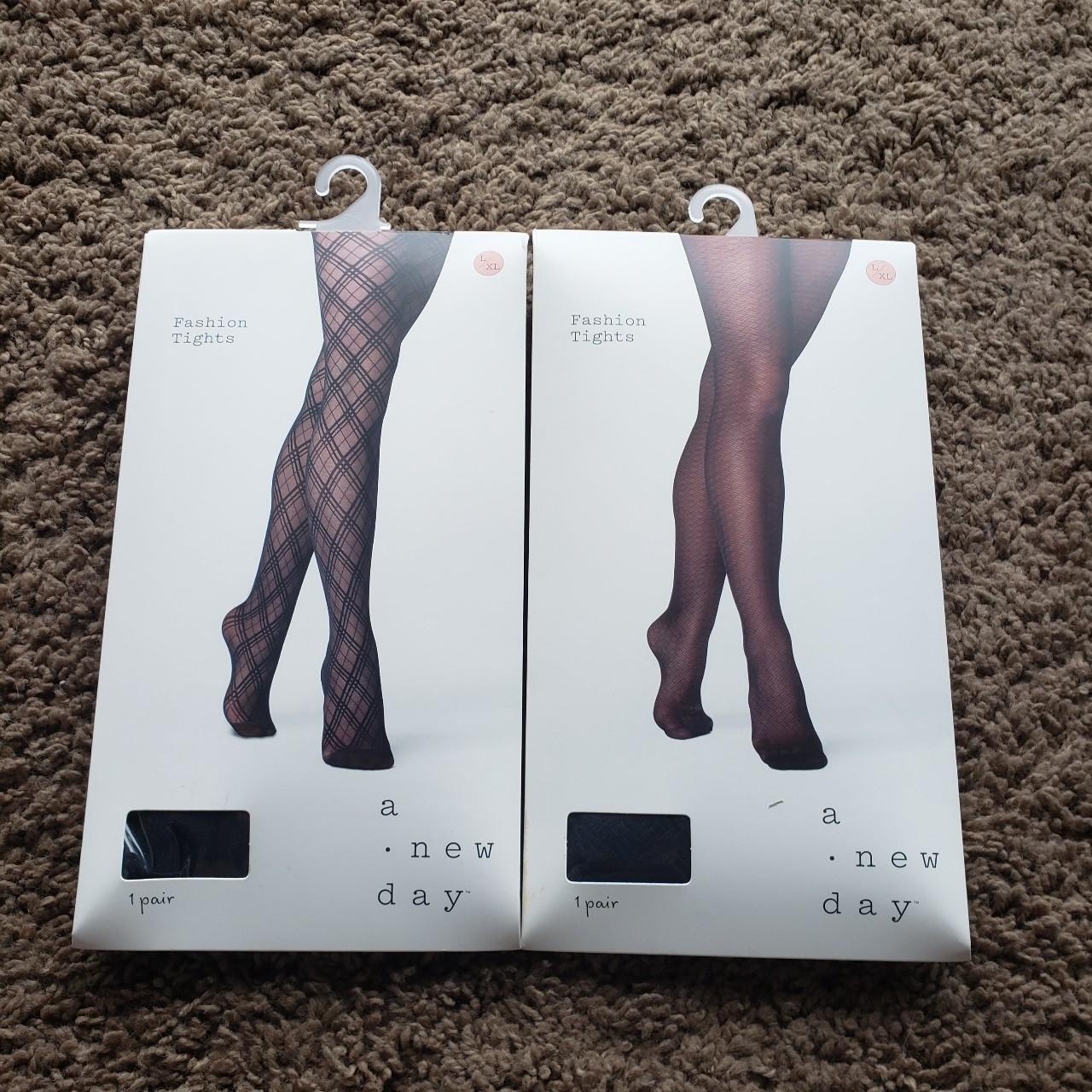 Pair of 2 A New Day X/XL tights. Never worn.... - Depop
