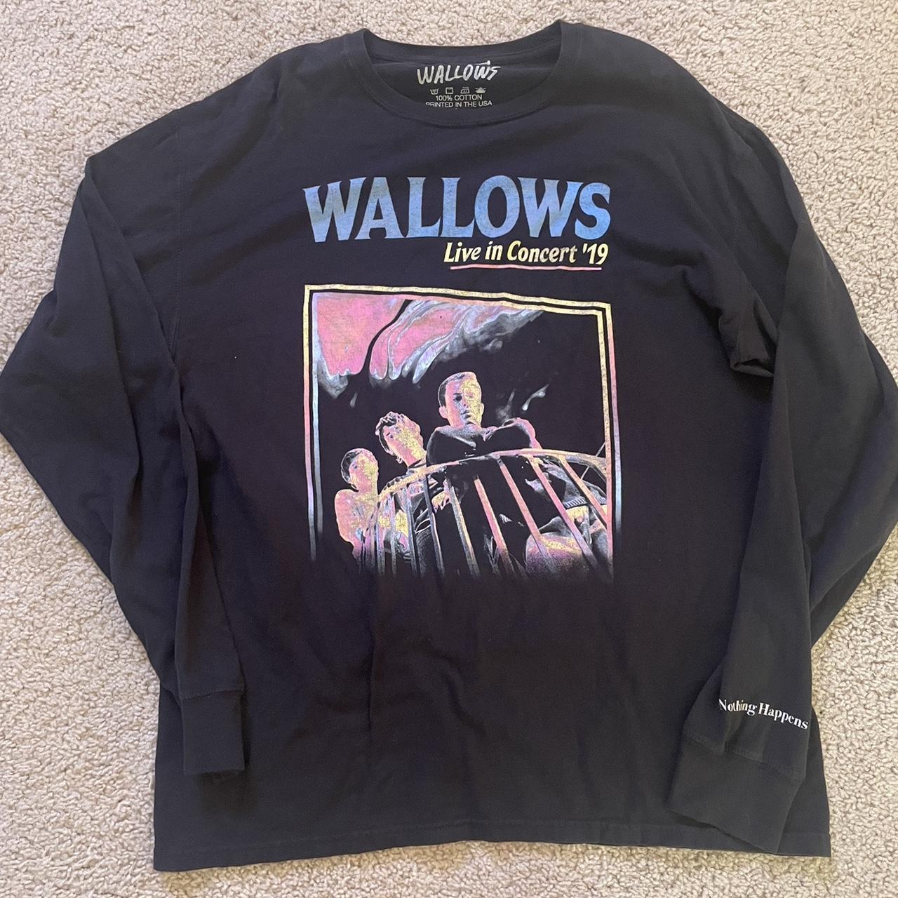 Wallows Nothing Happens 2019 Tour Longsleeve Size... - Depop
