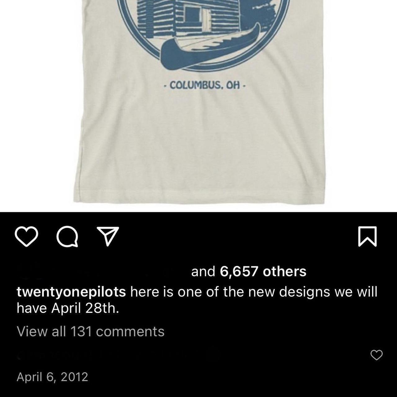 Twenty One Pilots Cabin Shirt Size medium (size tag... - Depop