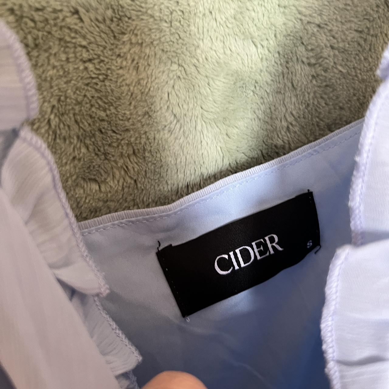 Cider Women's Blue Dress | Depop