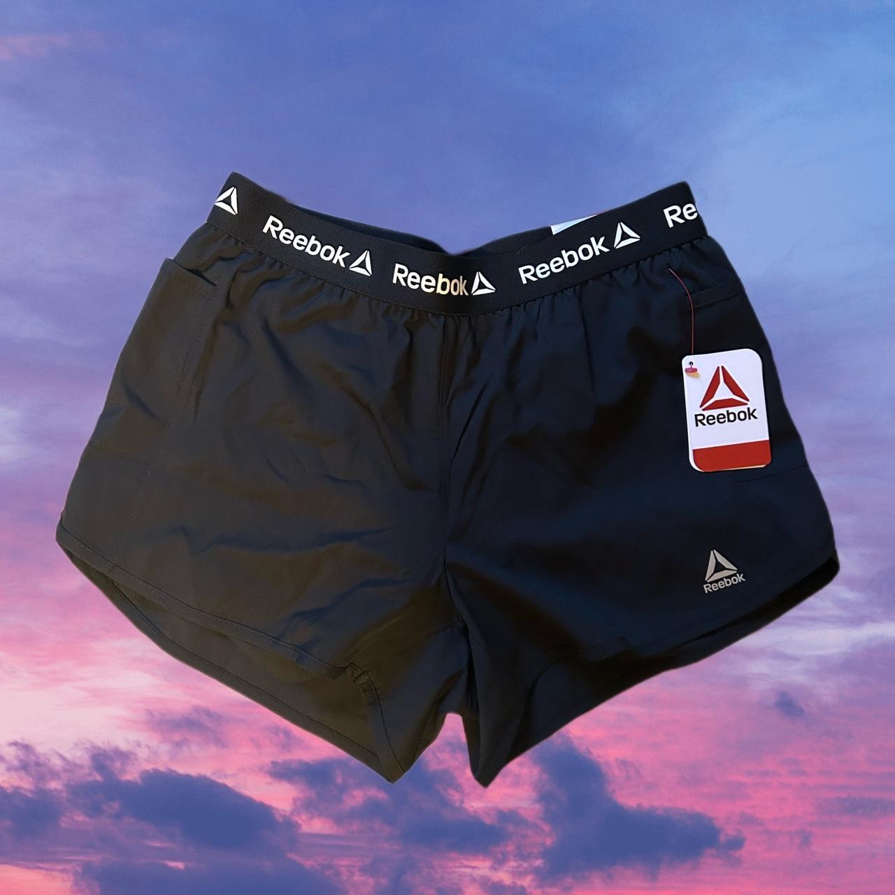 Black Reebok Shorts ˖°. ⋆ FREE SHIPPING!! ⋆... - Depop