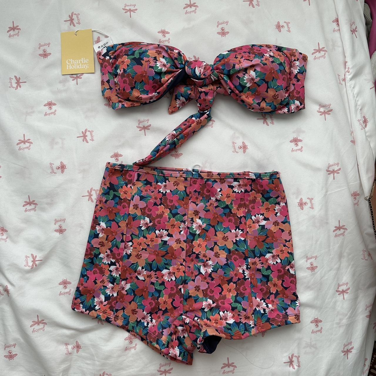 Two piece bathing suit Brand is Charlie Holiday... - Depop