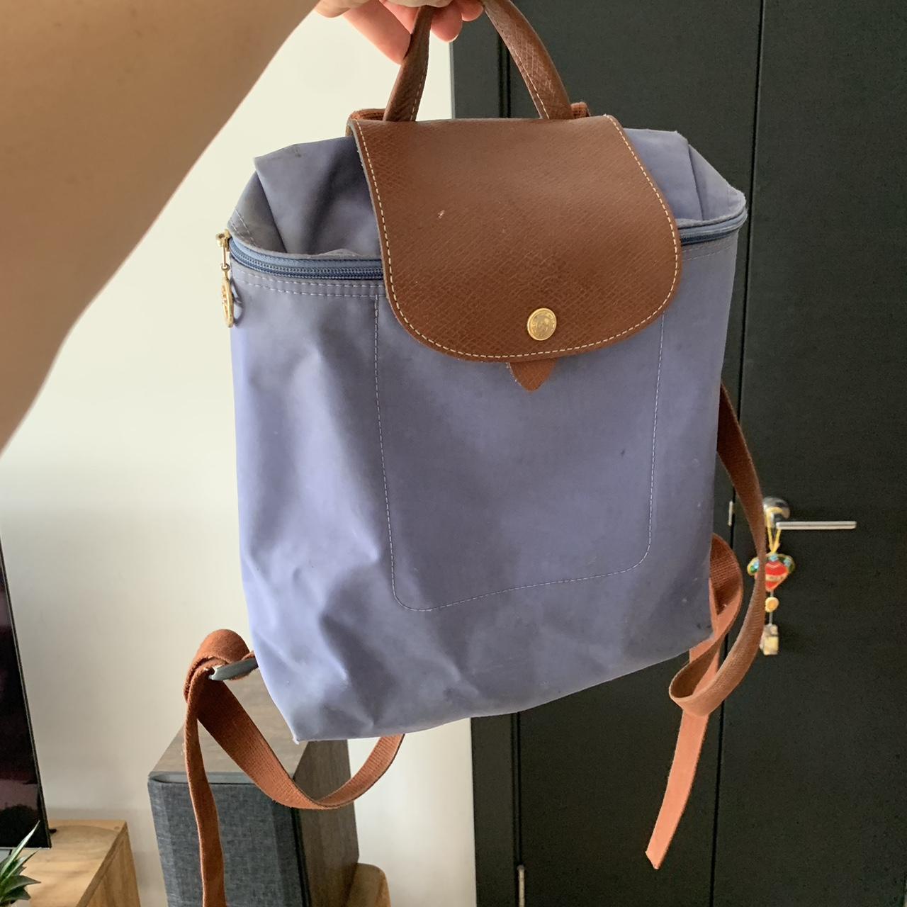 Longchamp Backpack 🦋 Beautiful cornflower blue... - Depop
