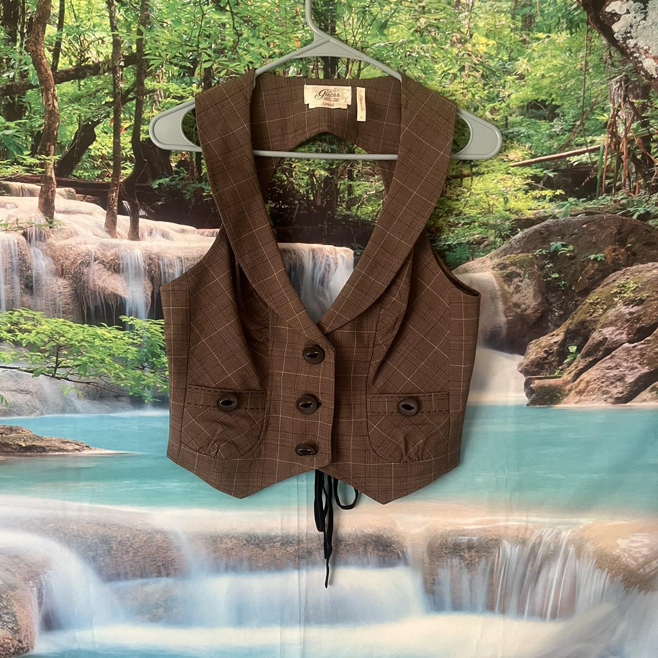 The absolute coolest guess waistcoat Has a unique... - Depop