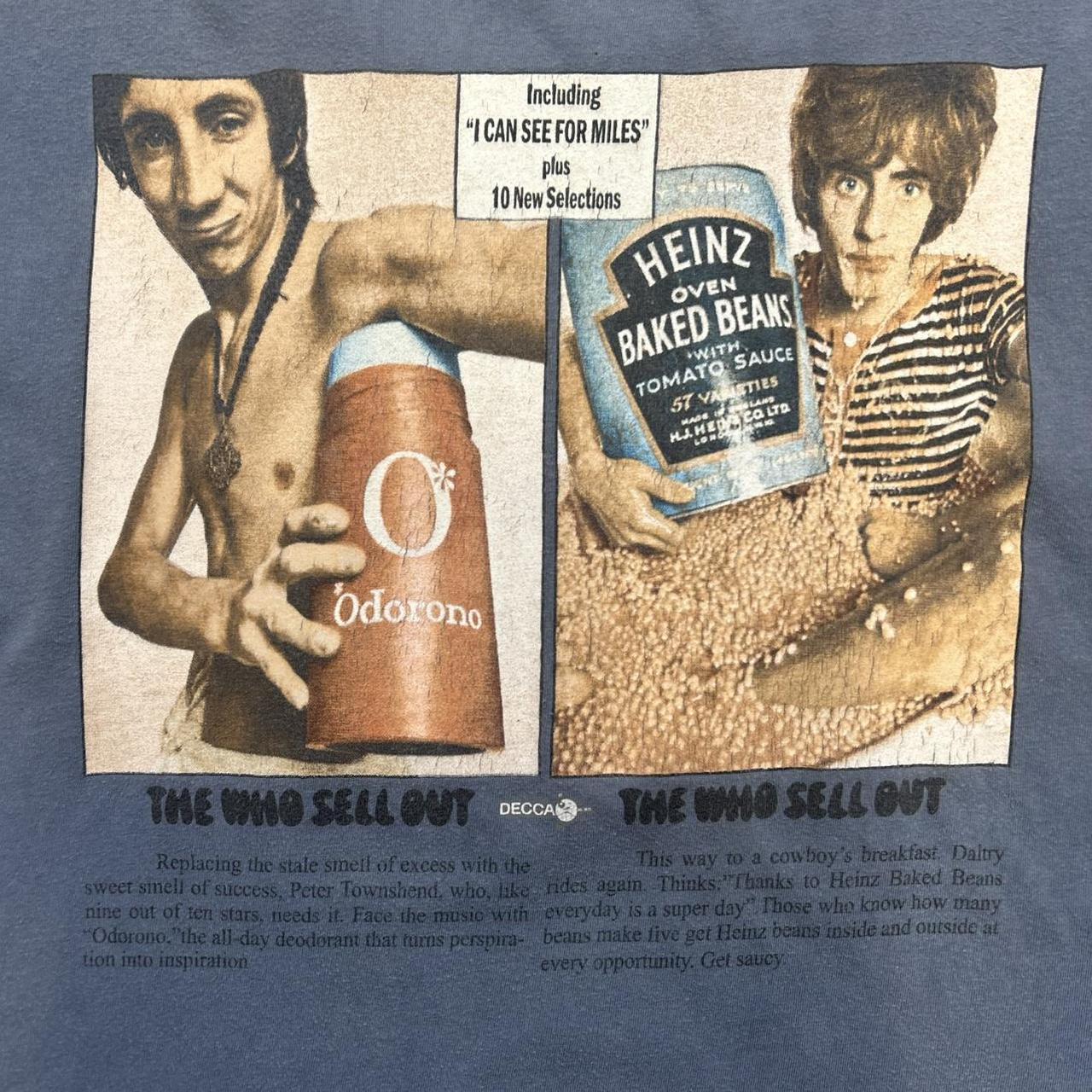 vintage the who sell out double sided advertisement... | Depop