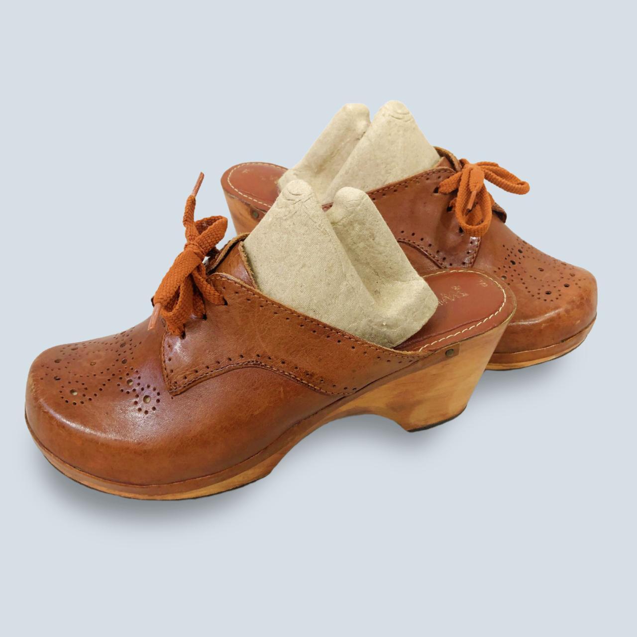 Vintage 1970's clogs made by "Wildwoods". They have... - Depop