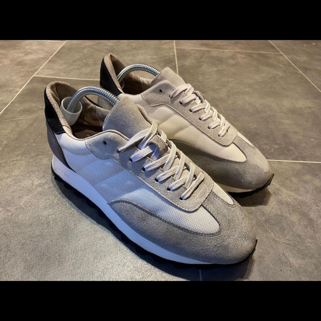 Mens Arne trainers 👟 Size 8UK 🇬🇧 White, grey and... - Depop