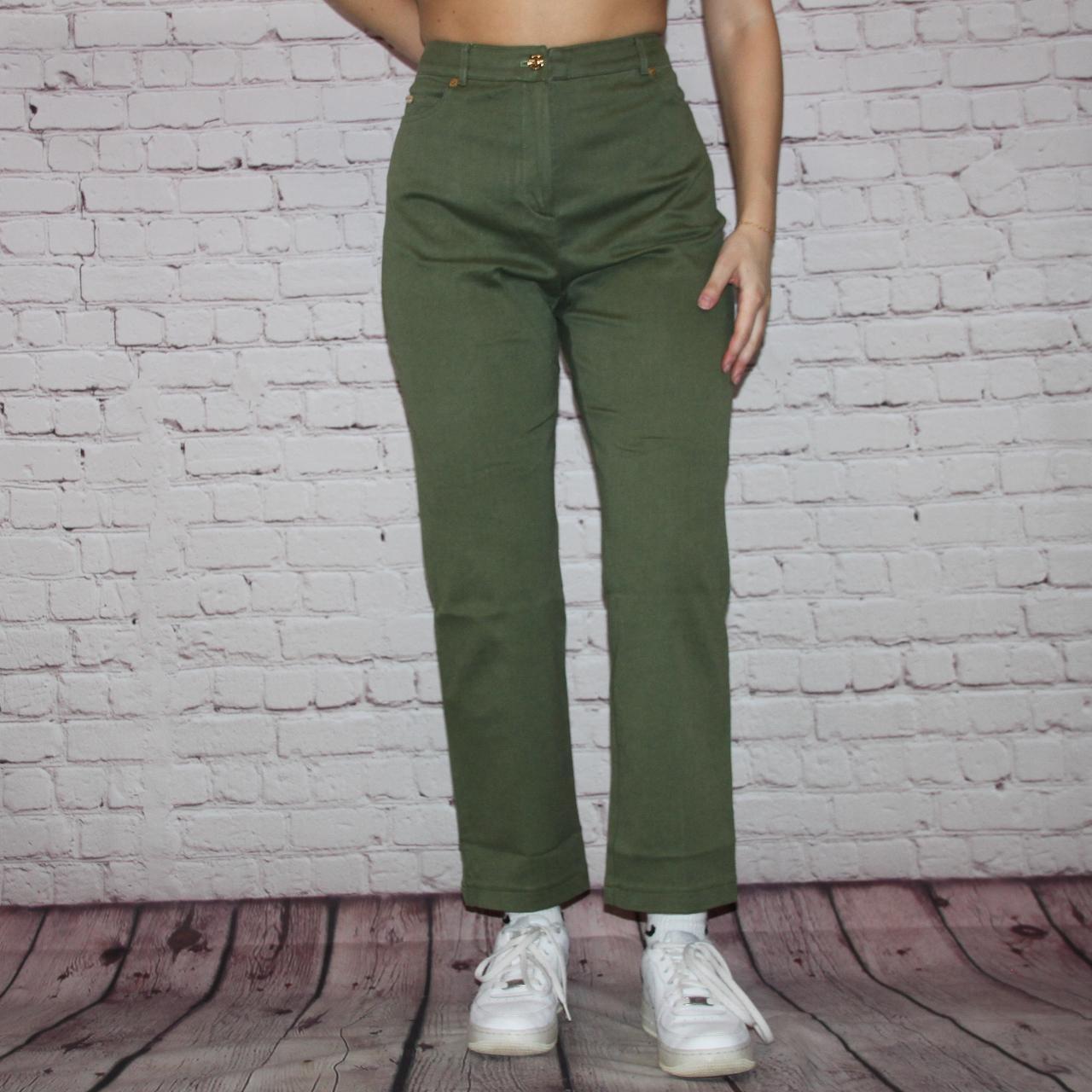 olive green trousers 🥑 olive/khaki green trousers... - Depop