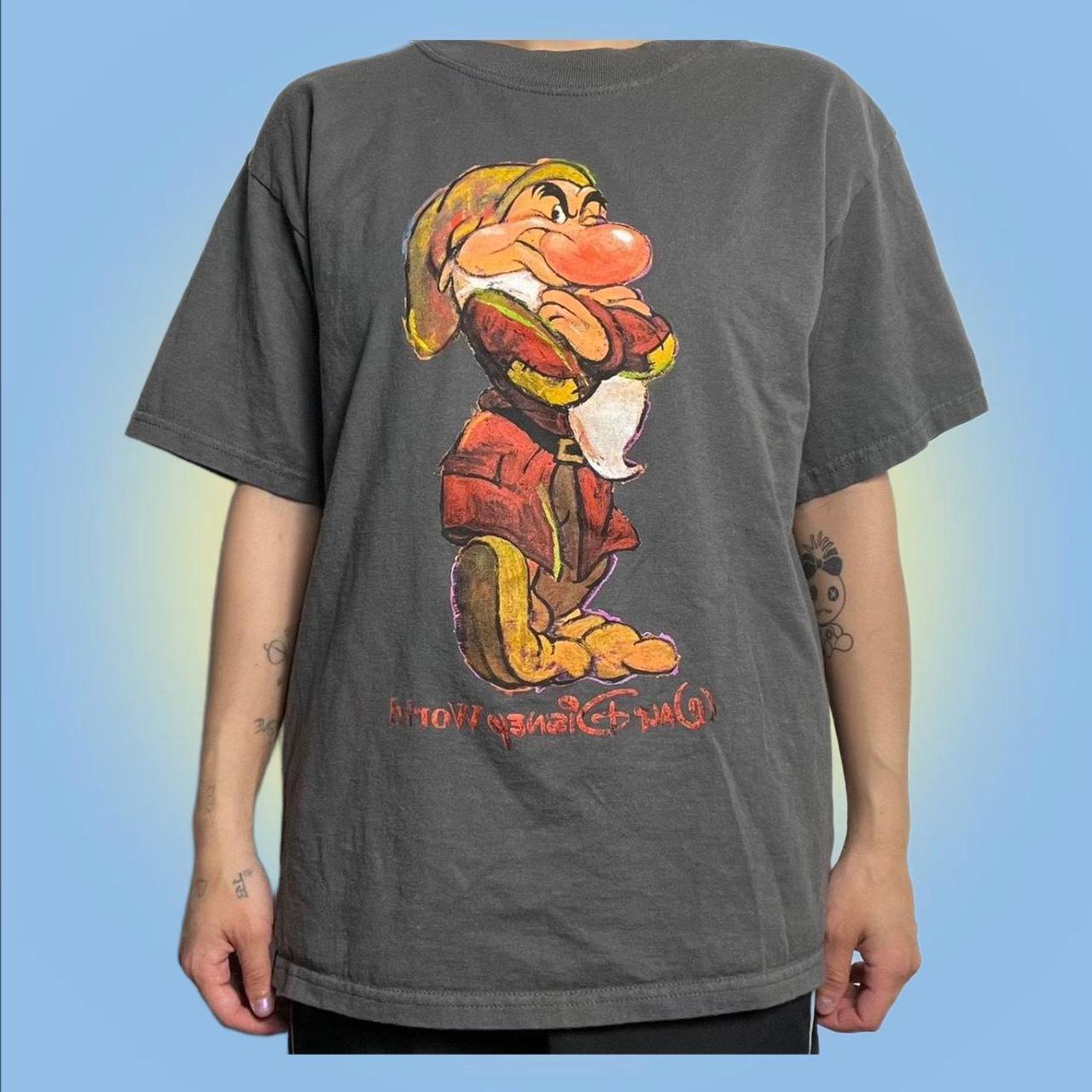 Walt Disney World grumpy tee :0 - size // Medium -... - Depop