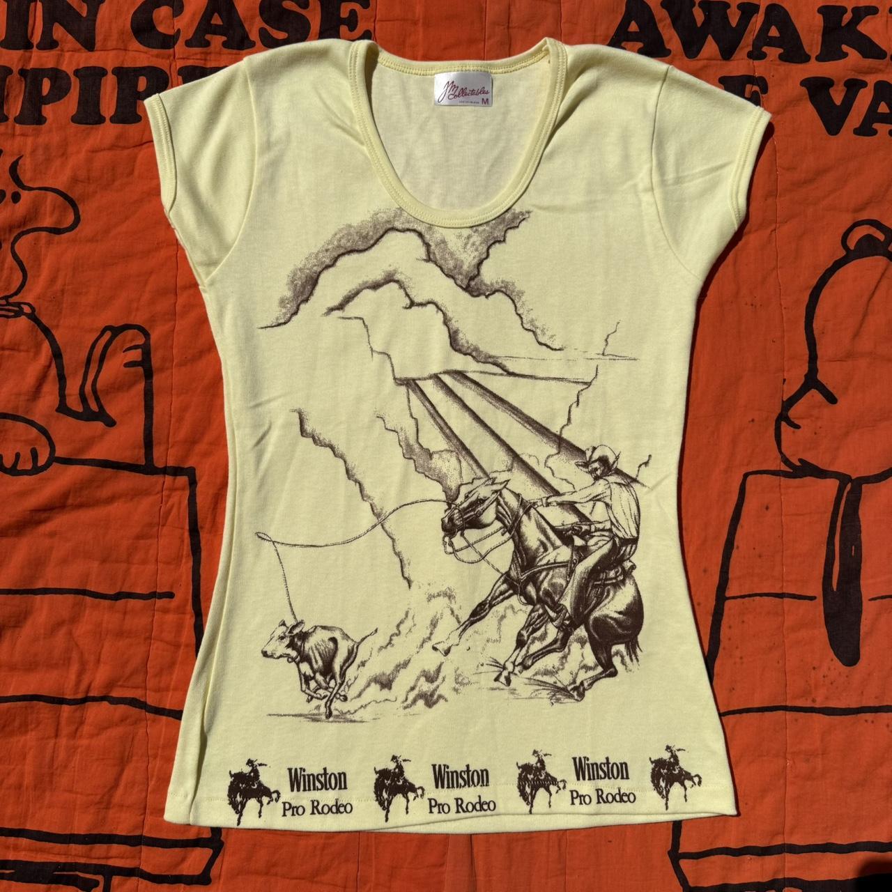 1970s Winston Pro rodeo cigarettes shirt Please... | Depop