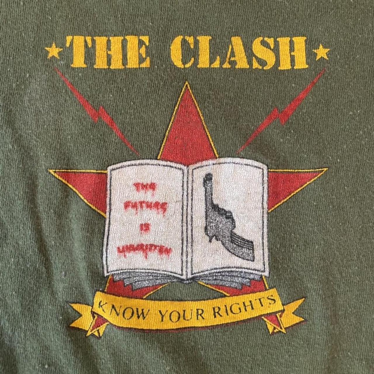 Vintage 1982 The Clash “Know Your Rights” concert... - Depop