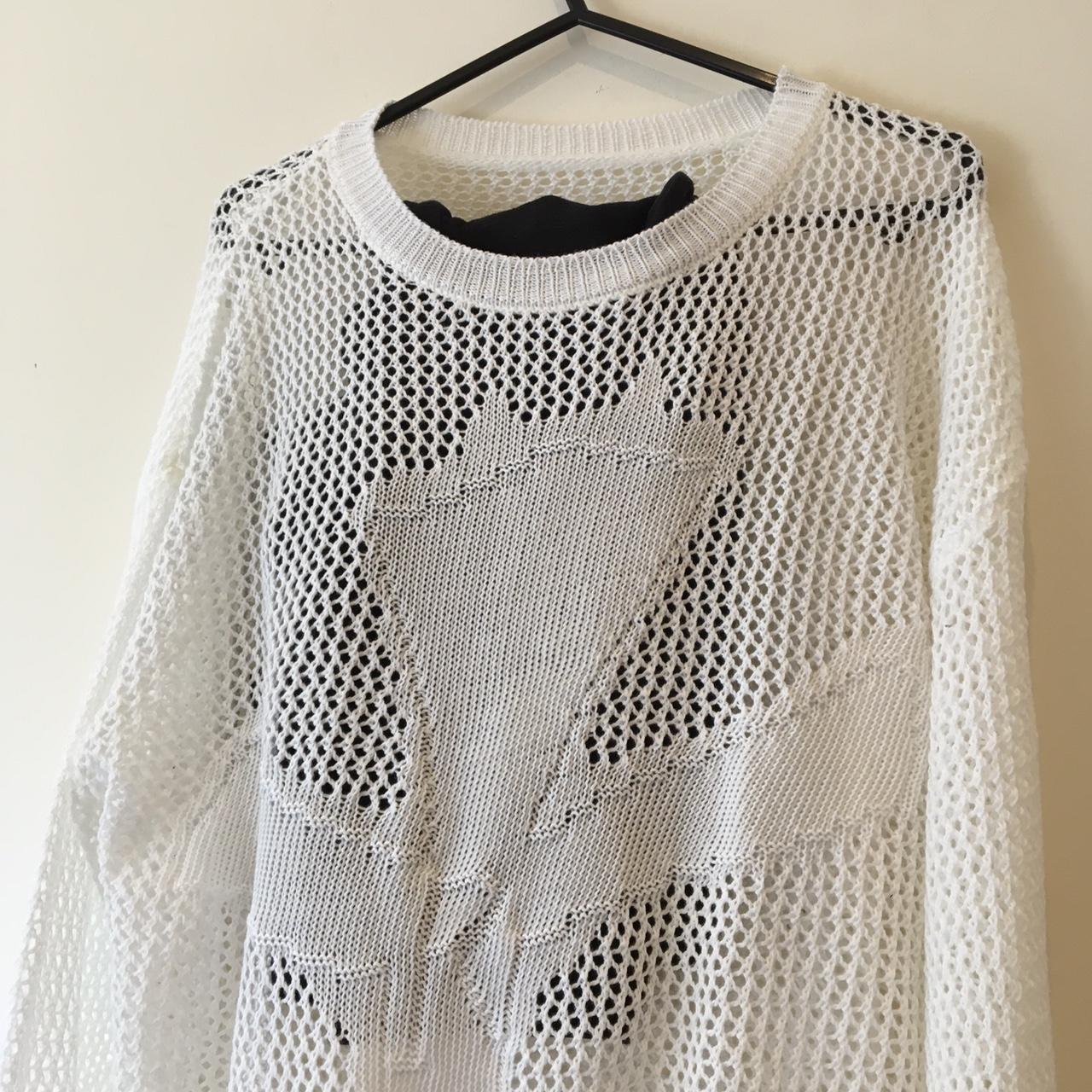 Sick loose knit long sleeve sweater ☆ Tag size... - Depop