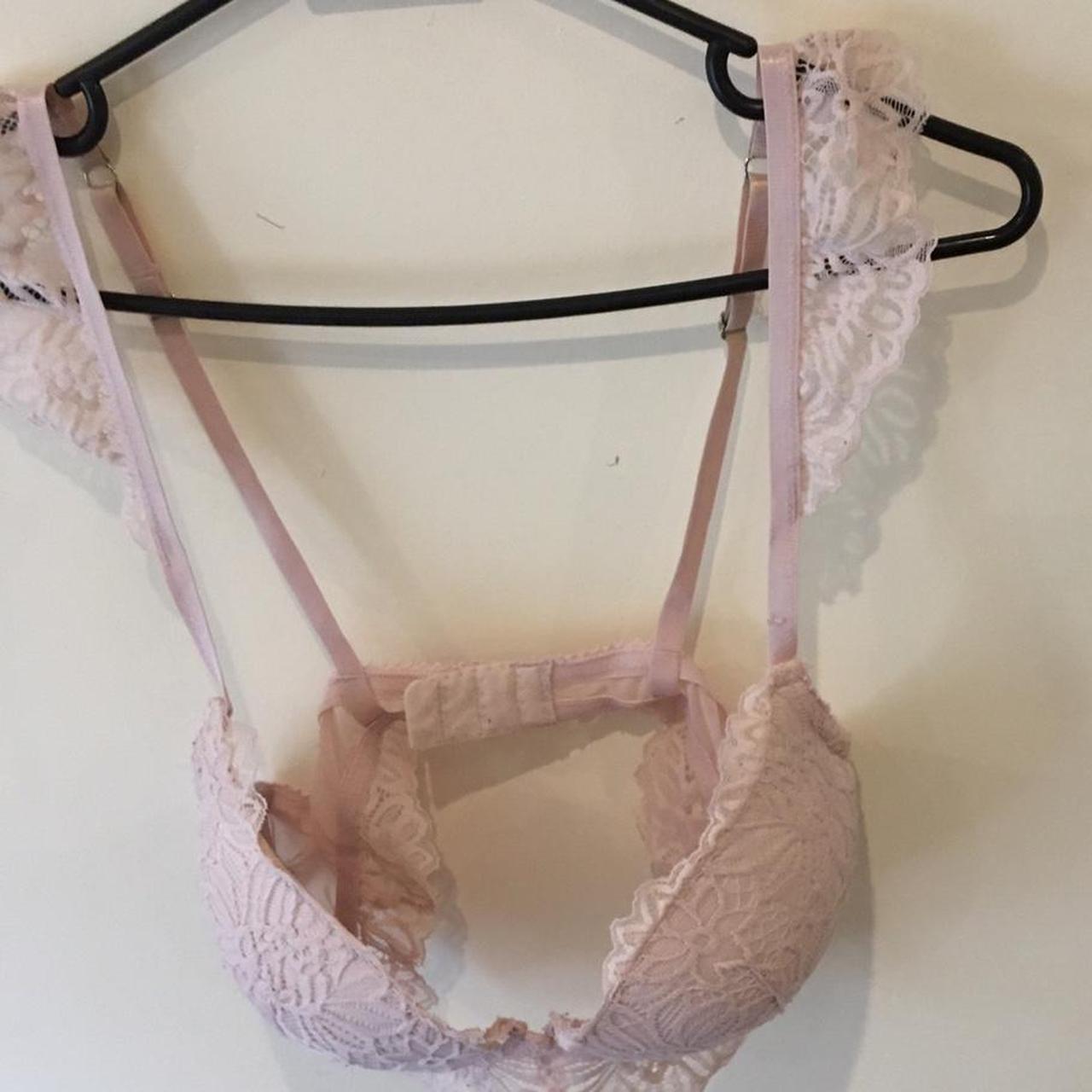 Cutest pastel pink lace bra ### Fairycore... - Depop
