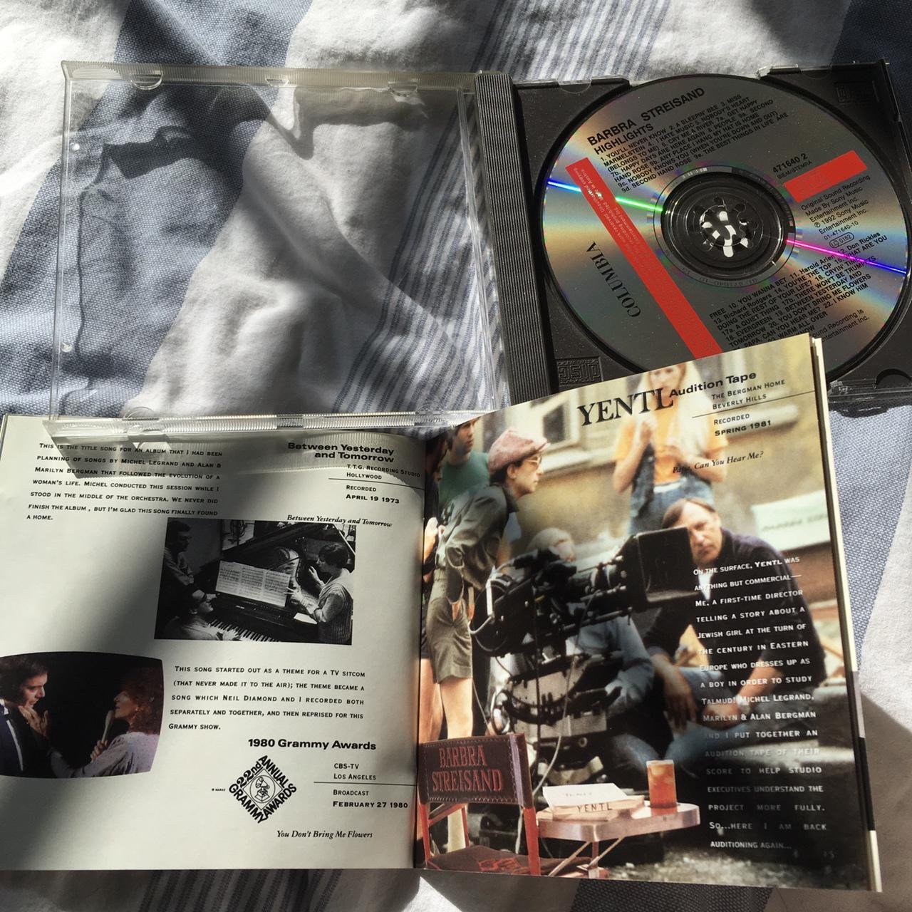 Barbra Streisand highlights cd Gorgeous great... - Depop