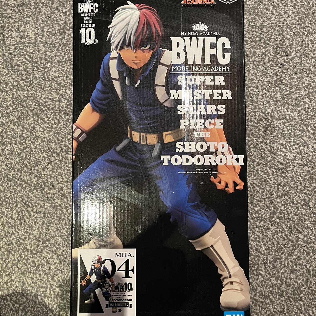 BWFC Shoto Todoroki 2D Dimensions. Box is opened.... | Depop