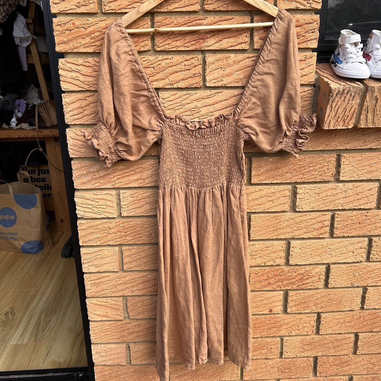 Opia brown dress size XS/S beautiful condition. Xx - Depop