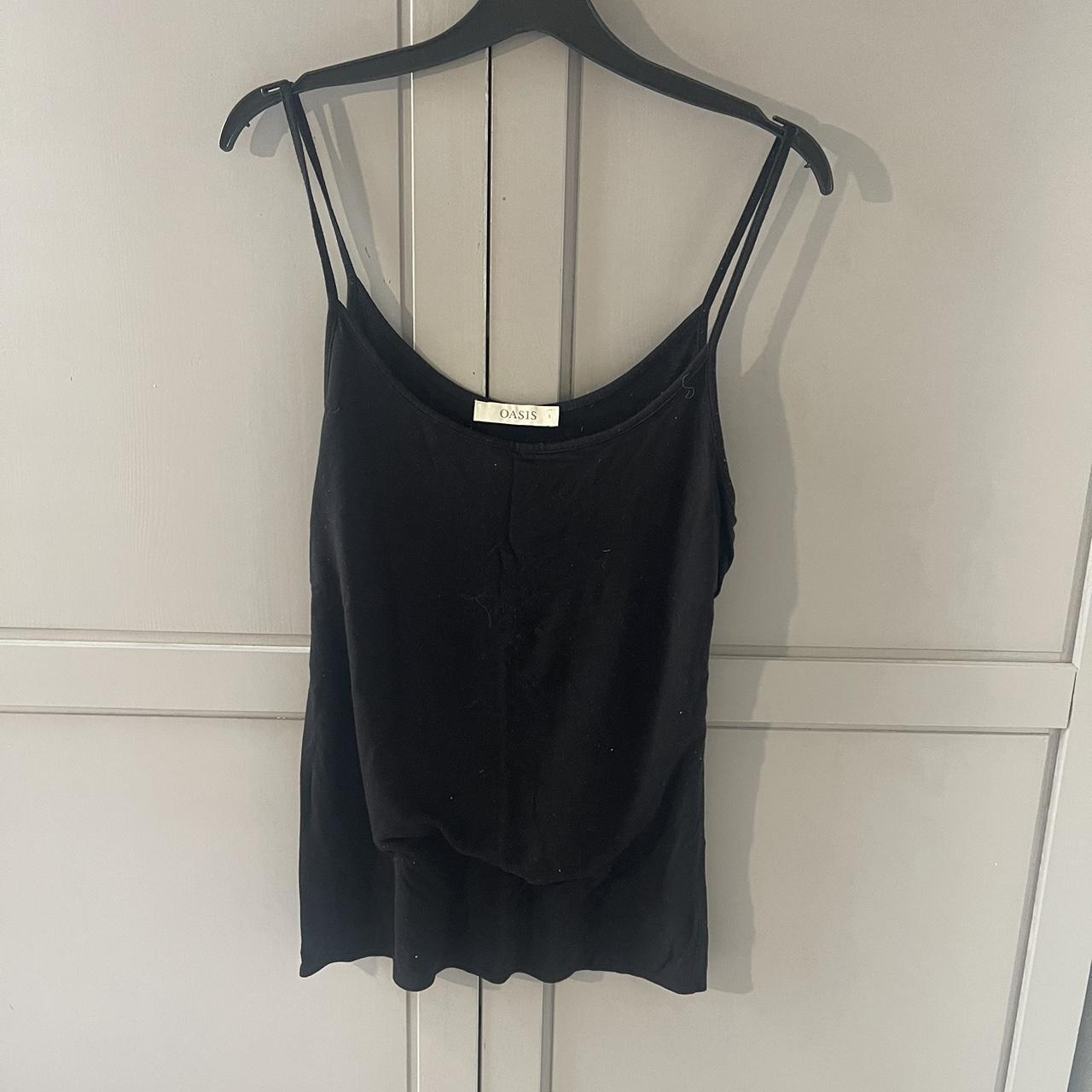 Black string top, size S - Depop