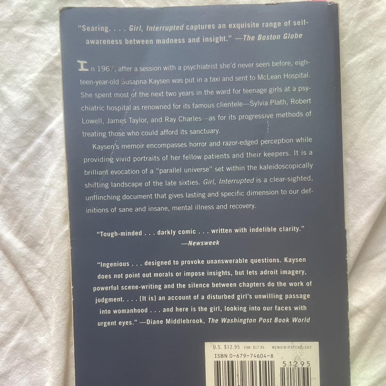 girl interrupted book (original price $12.95) - Depop