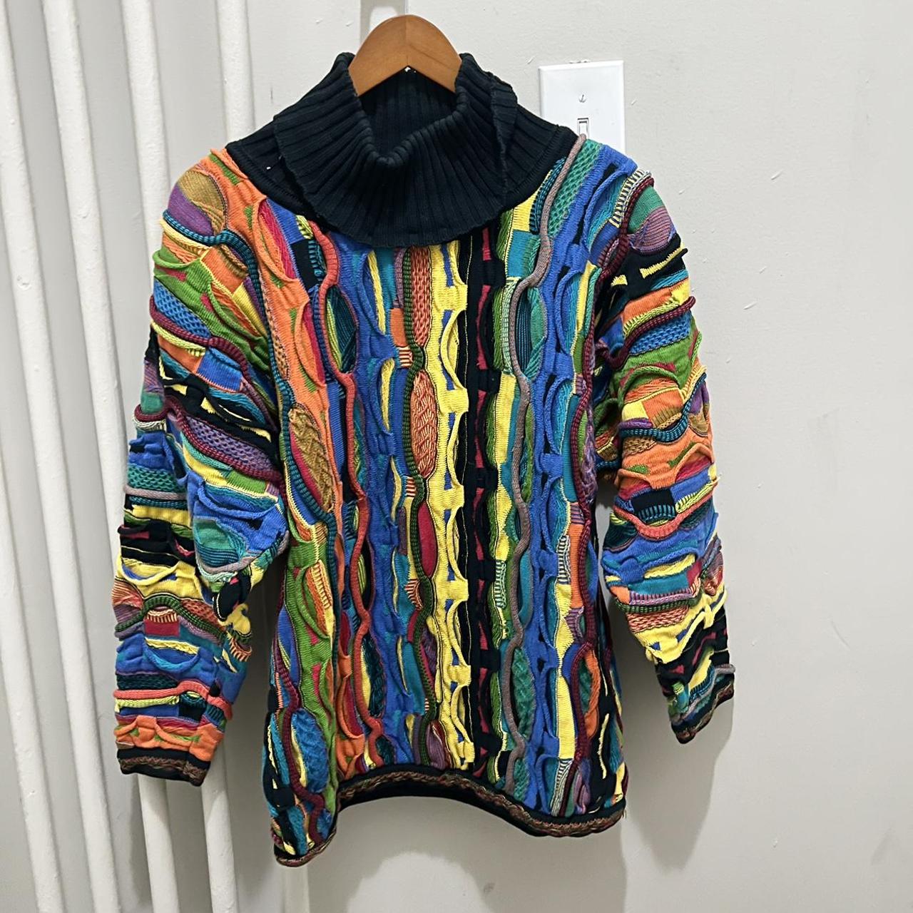 Vintage Coogi Australia Sweater Turtleneck Mens Size... - Depop