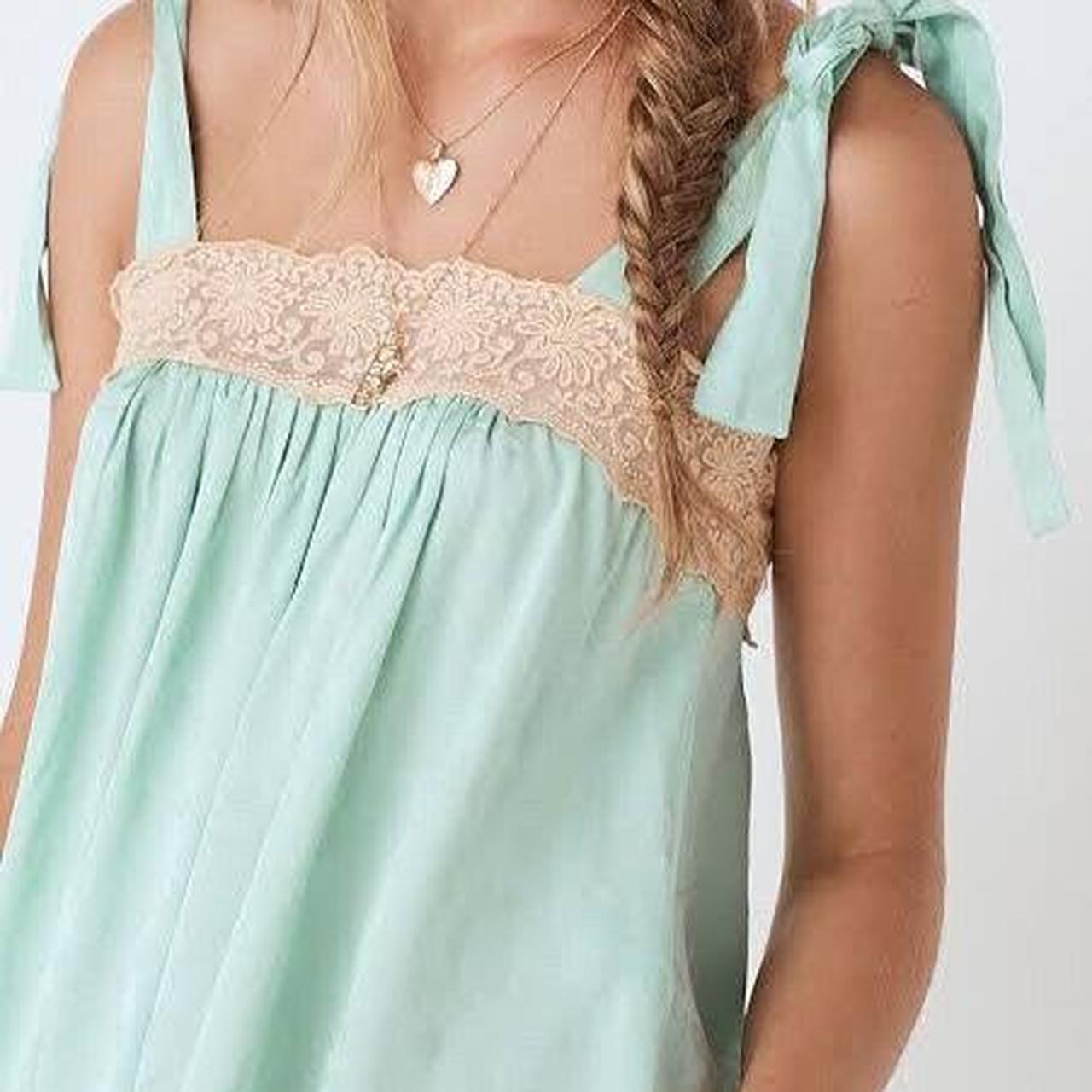 Spell ocean cami in sea foam Size small - Depop