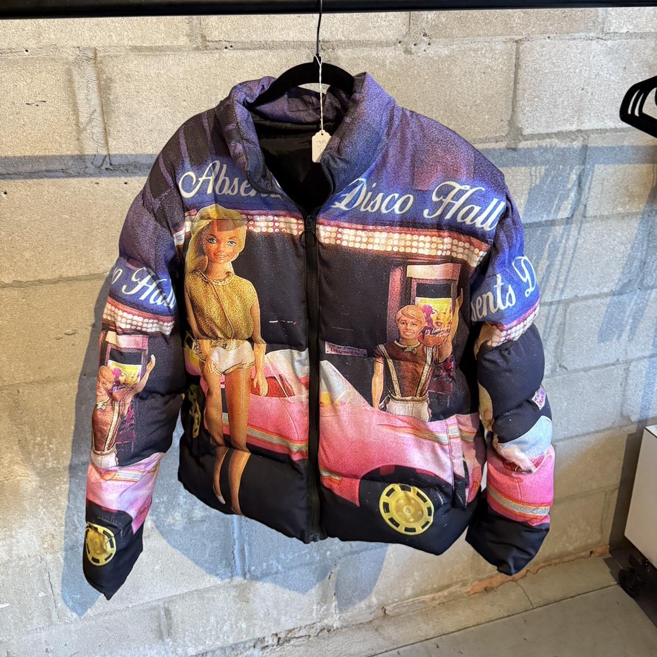 Barbie puffer jacket Size large | Depop