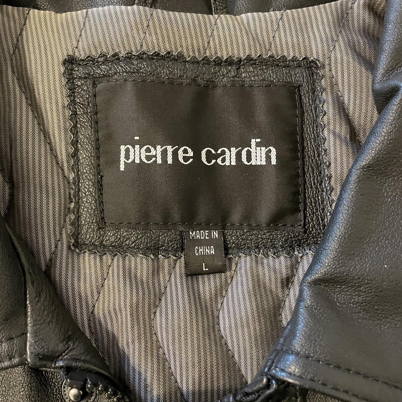 Vintage Men’s Pierre Cardin Leather Bomber... - Depop