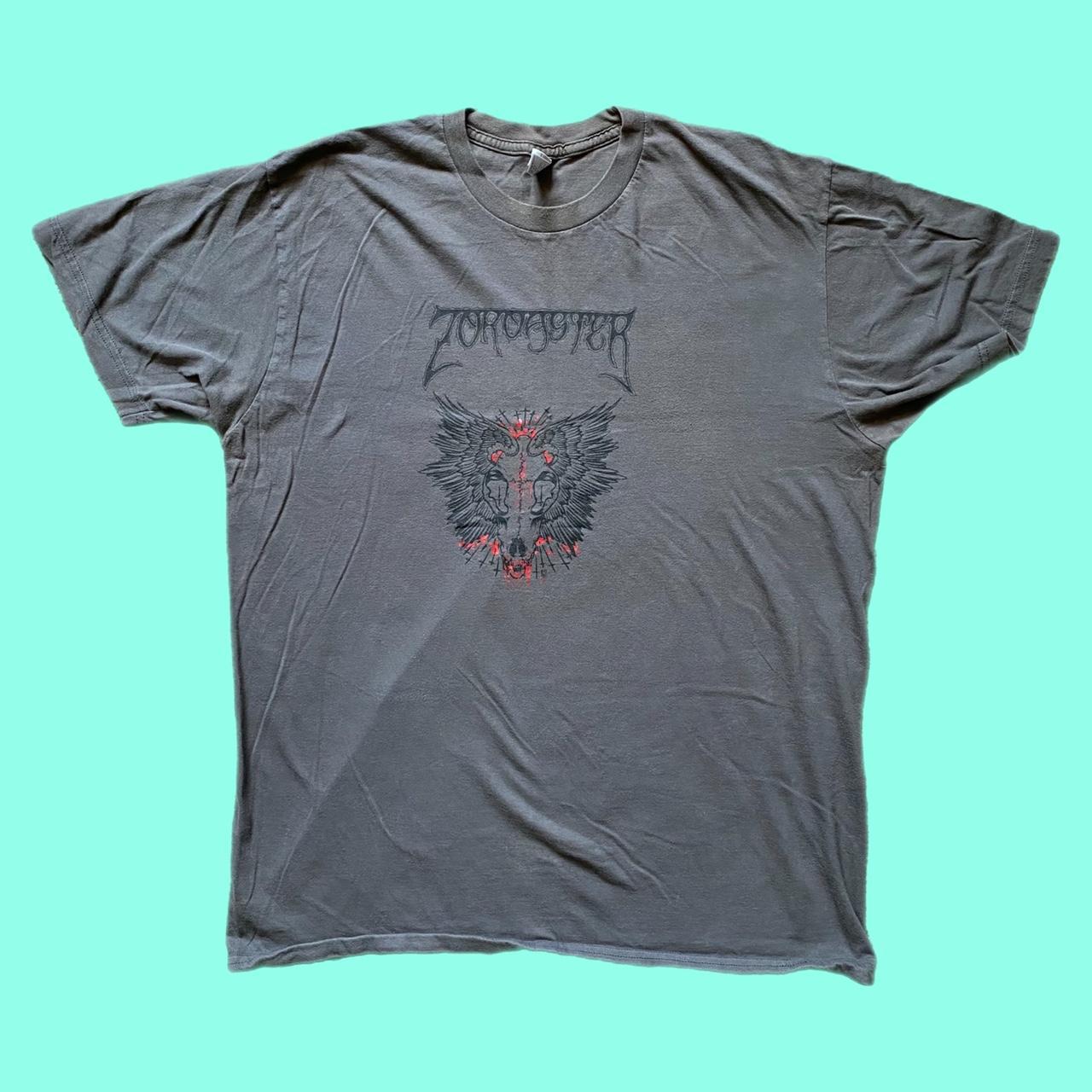 2000s Zoroaster doom metal band shirt. Tagged L and... - Depop