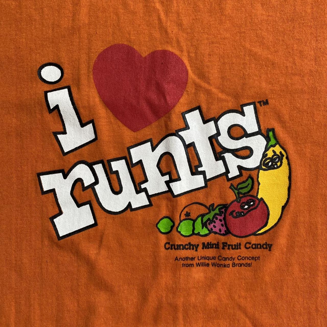 Vintage 70s/80s Willy Wonka Brand “I ️ Runts” candy... - Depop