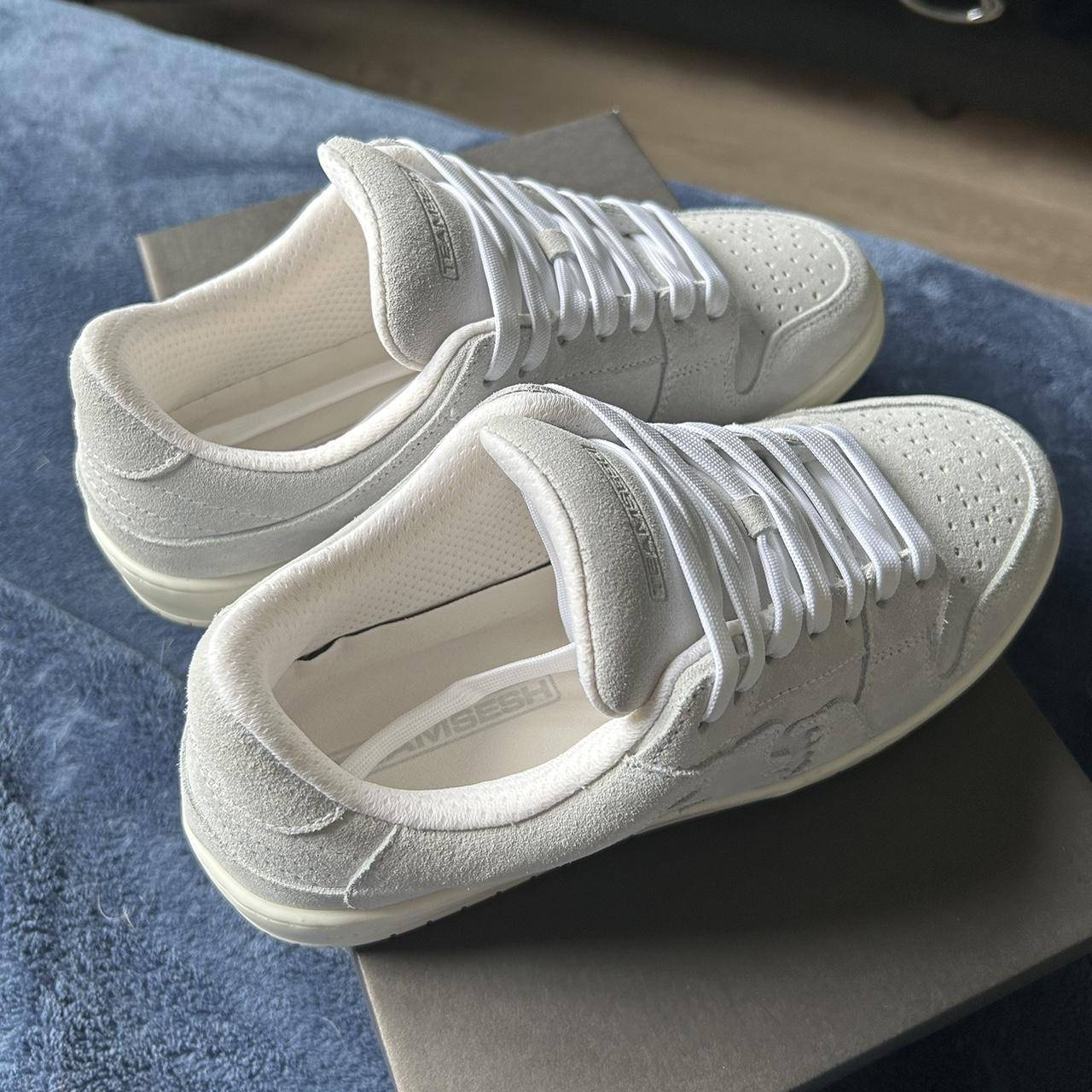 Teamsesh skull steppers “stone” classic low top... | Depop