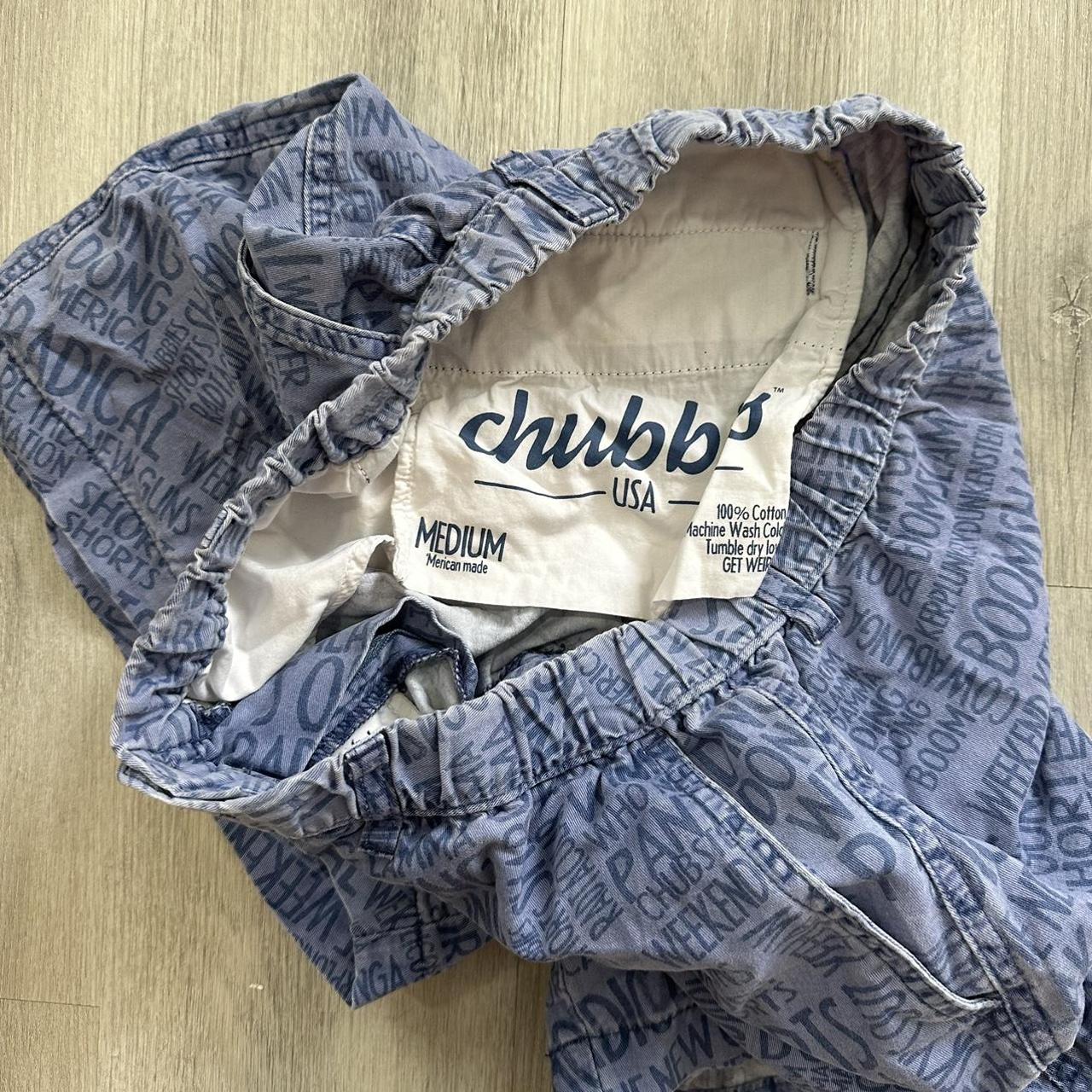 Mens written all over Chubbies Sized M. 5in inseam - Depop