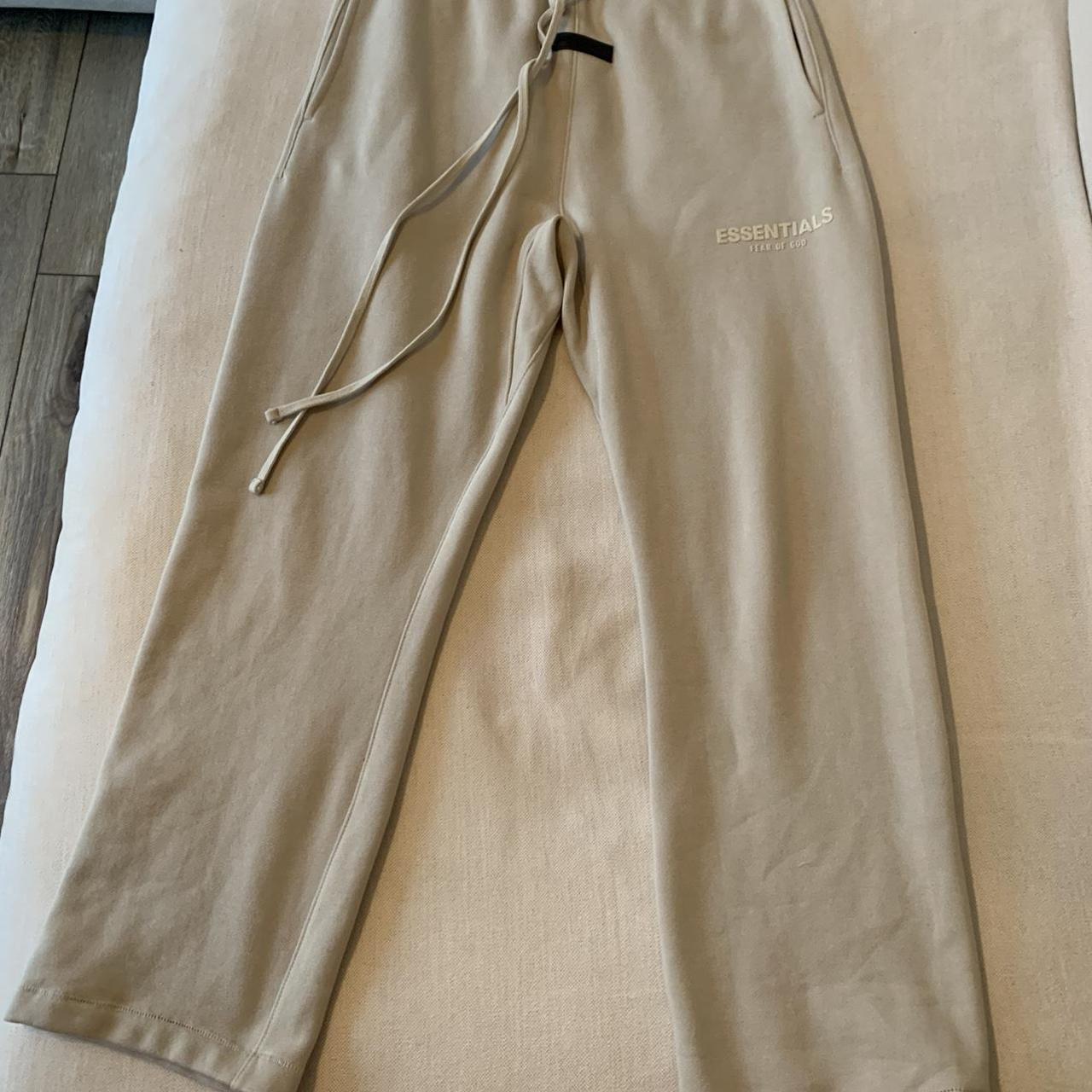 Fear of God Men's Cream Joggers-tracksuits | Depop