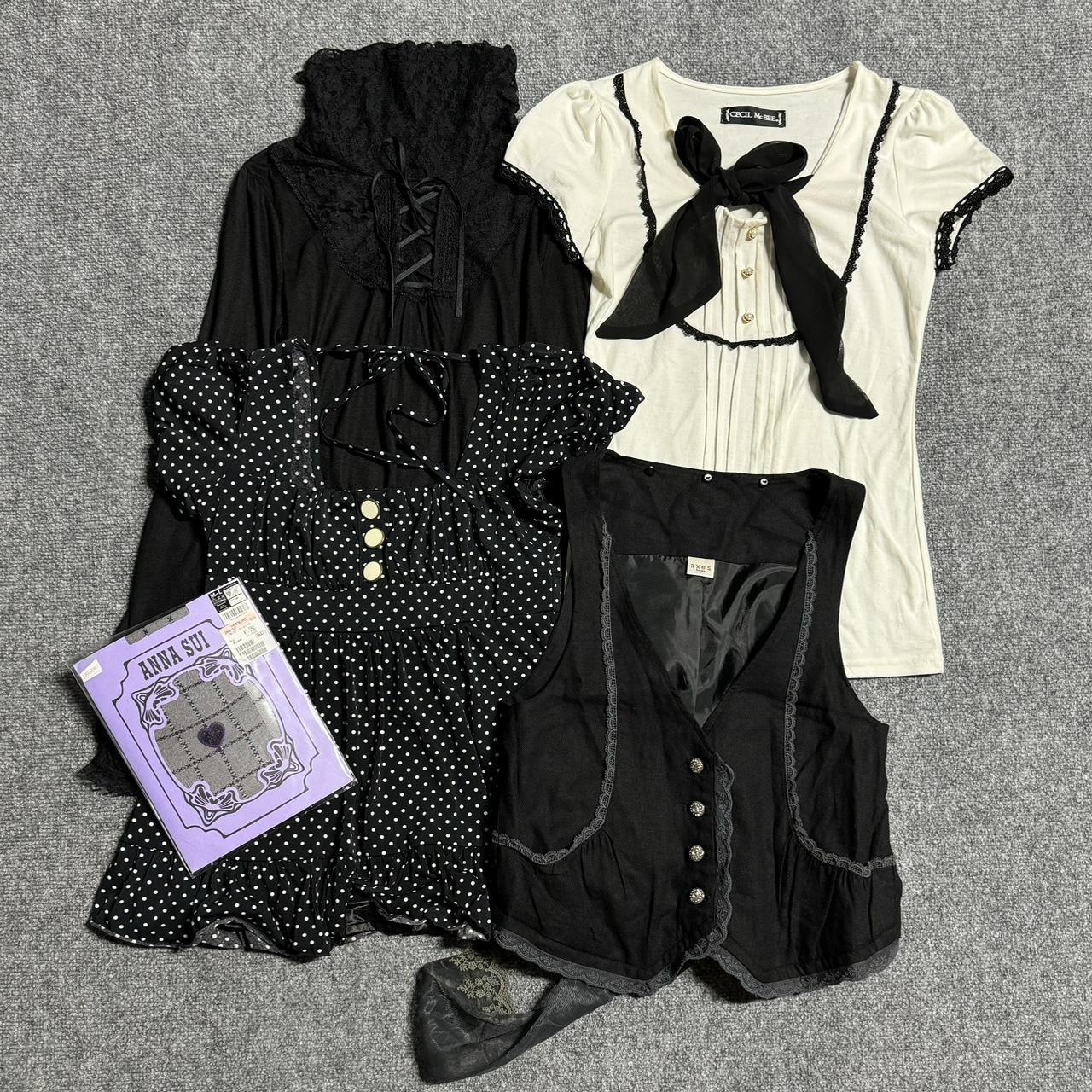 Japanese brand horror protag/coquette/dollette mega... - Depop