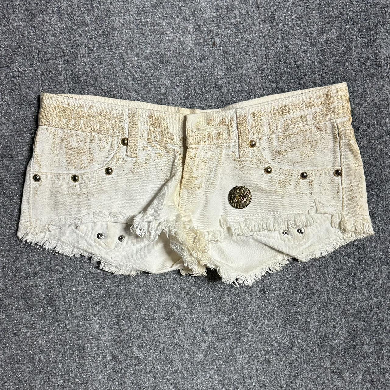 Japanese brand D.I.A gyaru/gal shorts. Ultra low... - Depop